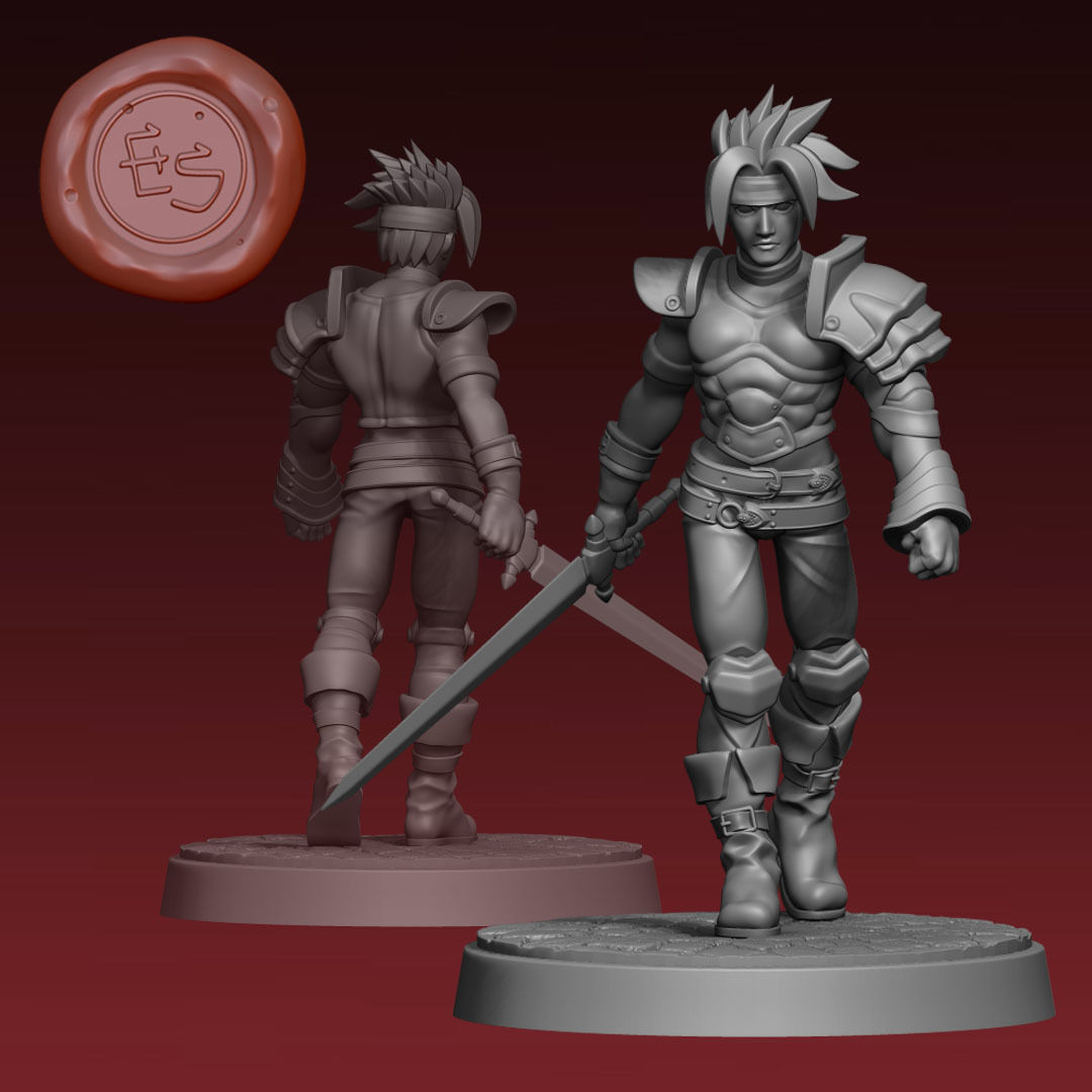 Dart Feld - Legend of Dragoon - 32mm Miniature 3D model 3D printable ...