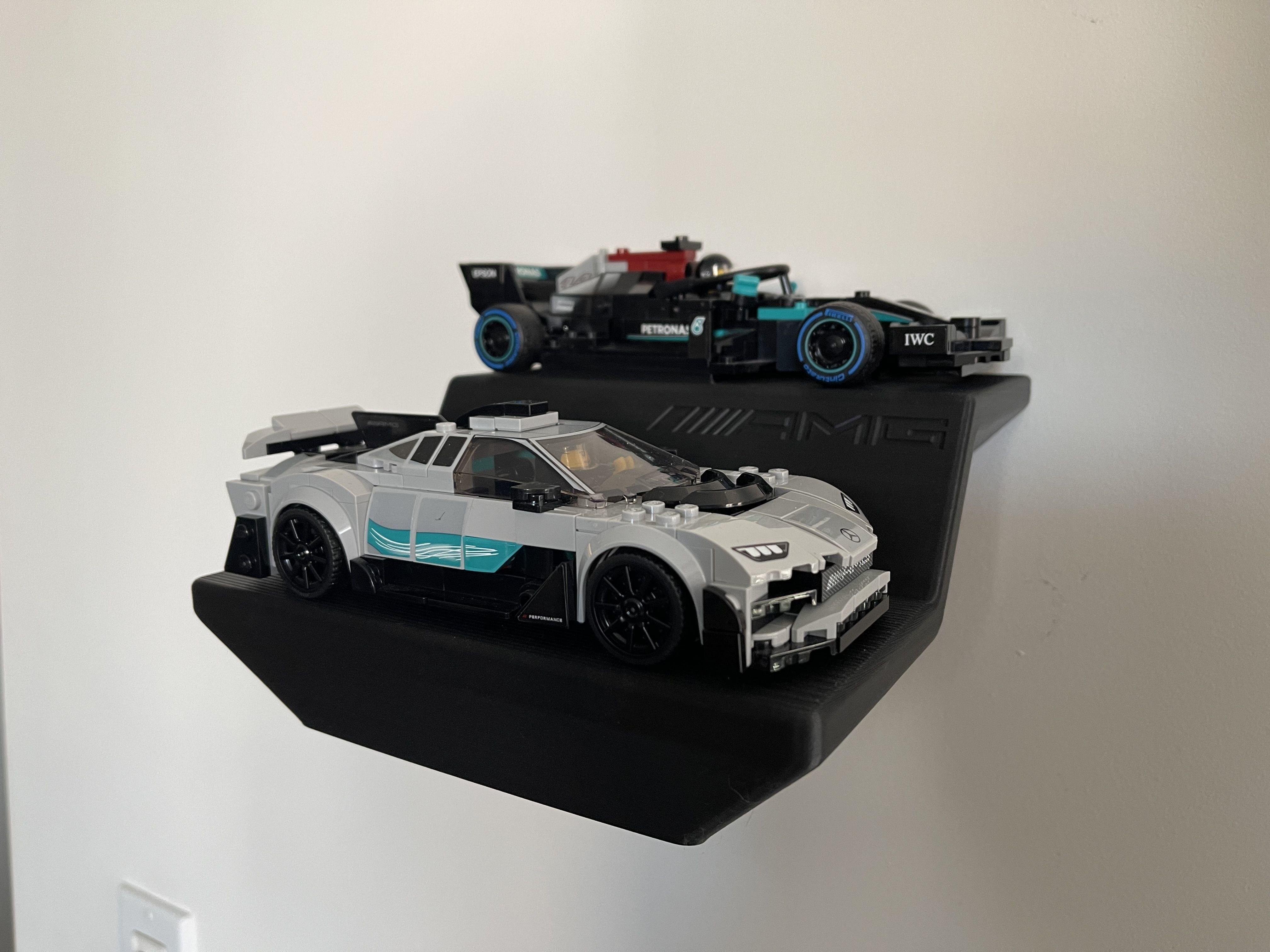 Display Stand Lego Mercedes AMG F1 W12 E and AMG Project One 3D model ...