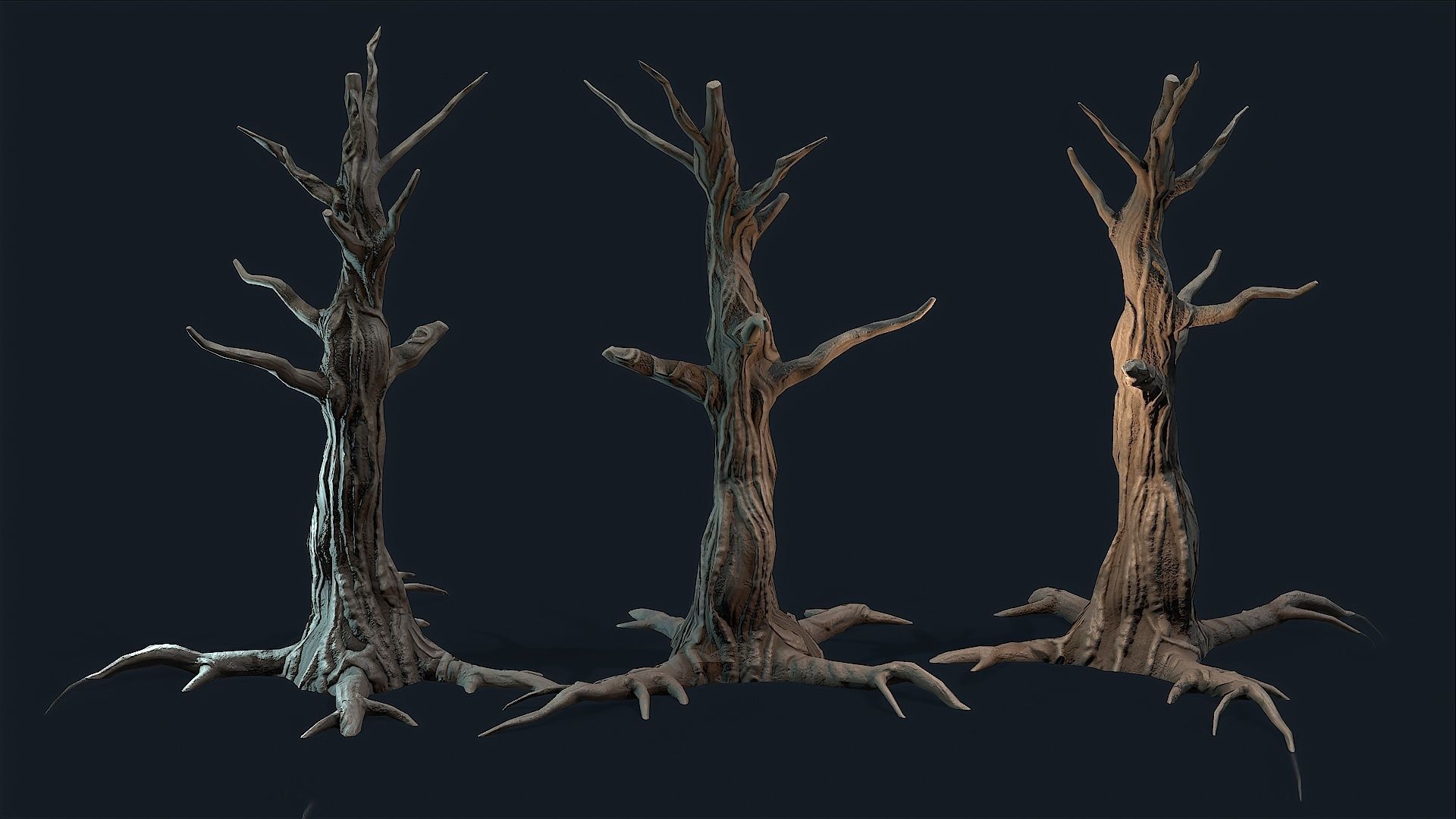 3D model Swamp Dead Tree VR / AR / low-poly | CGTrader