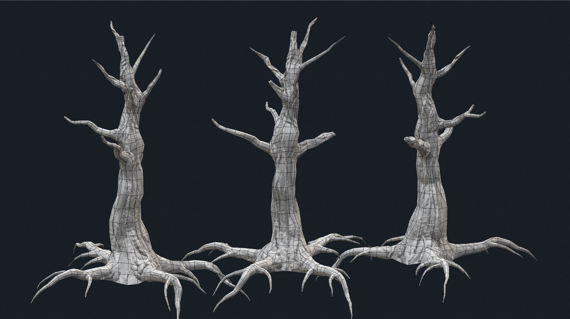 3D model Swamp Dead Tree VR / AR / low-poly | CGTrader