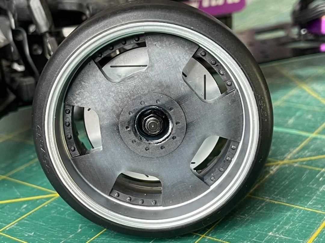 1-10 Scale RC Drift Wheel Lehrmeister Dish Wheels 3D model 3D printable ...