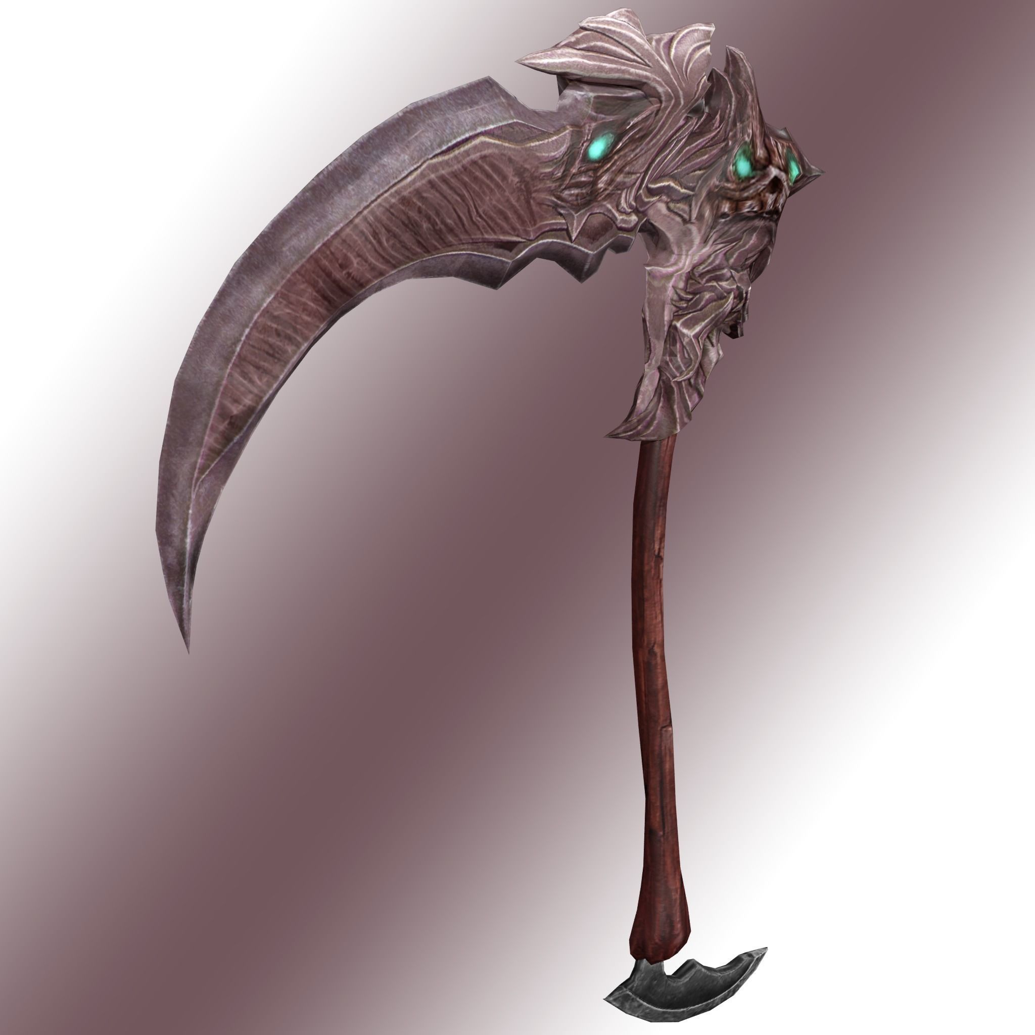 3D model Fantasy Scythe Reaper Weapon VR / AR / low-poly | CGTrader