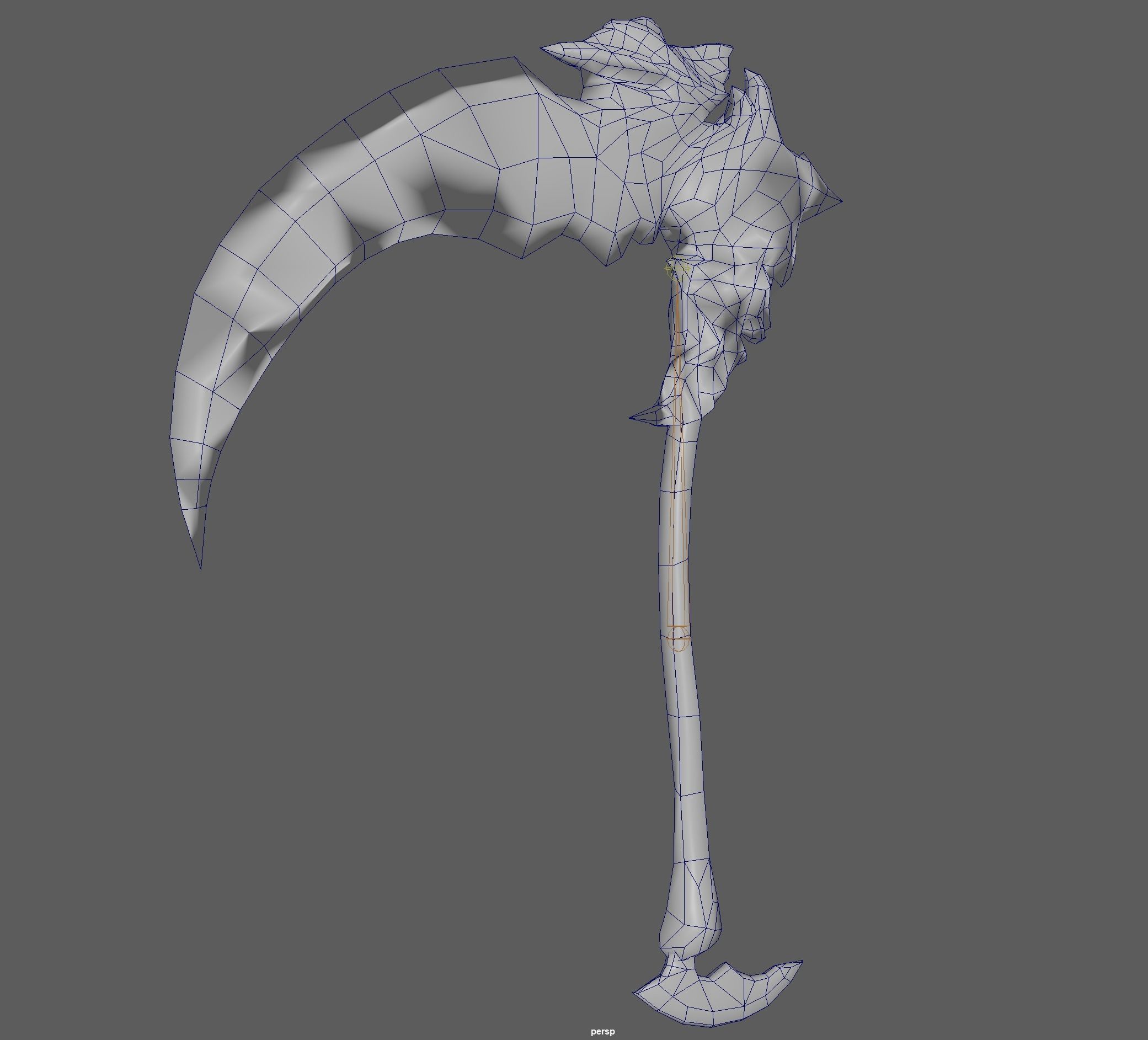 3D model Fantasy Scythe Reaper Weapon VR / AR / low-poly | CGTrader