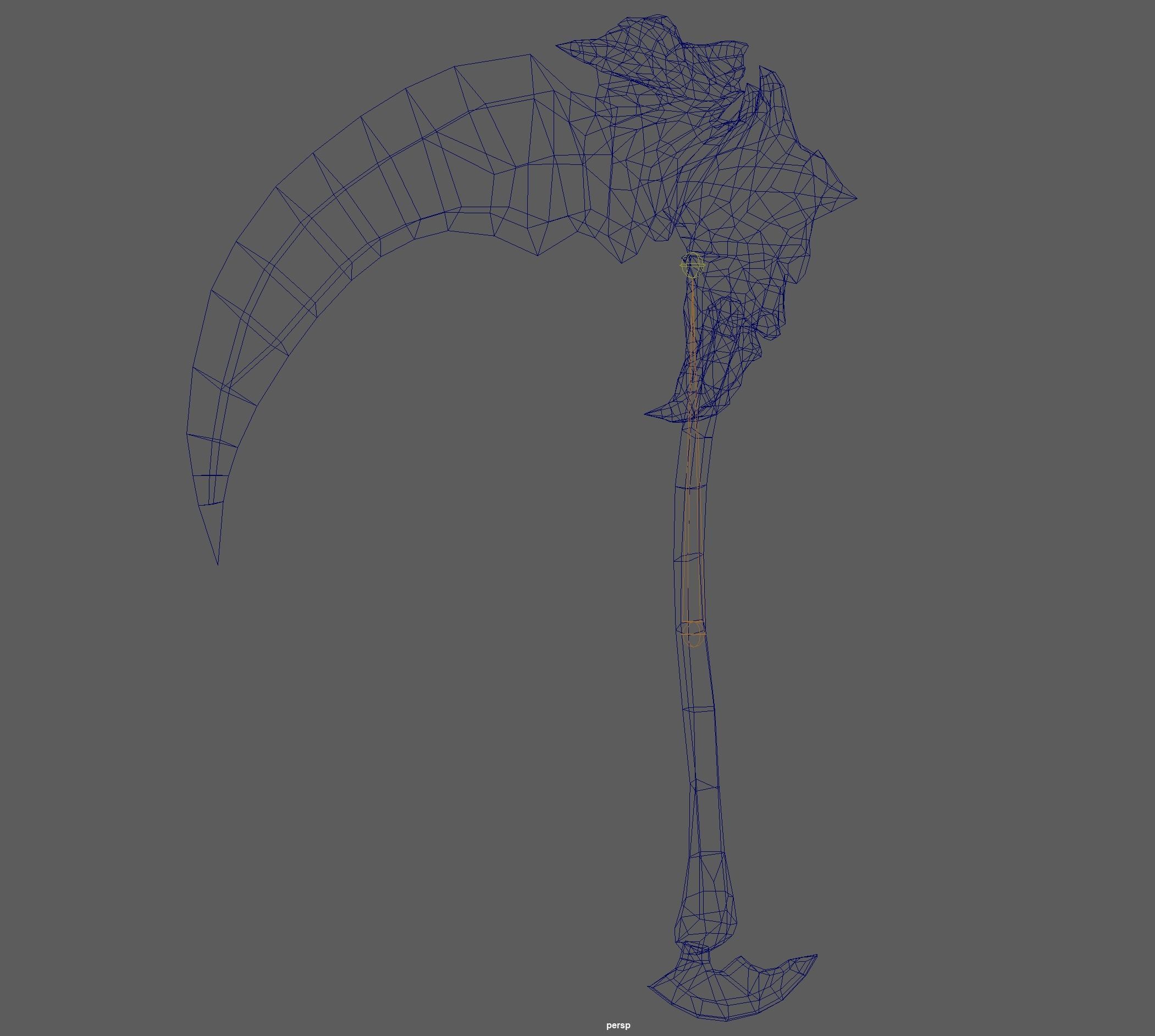 3D model Fantasy Scythe Reaper Weapon VR / AR / low-poly | CGTrader
