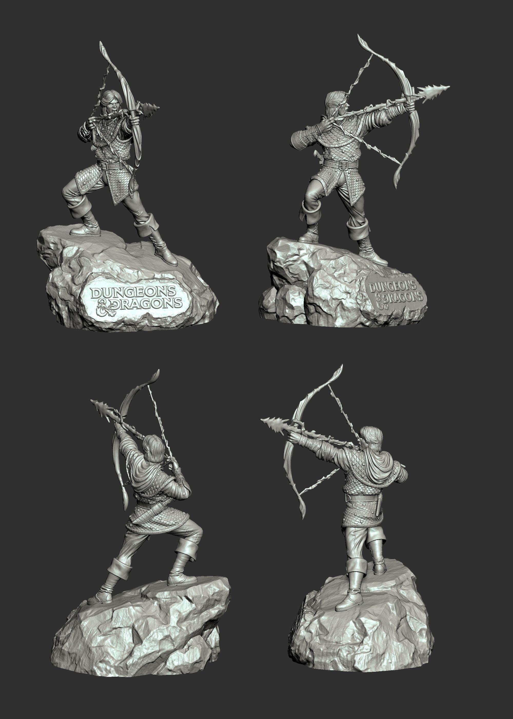 Hank Dungeons and Dragons Animated Fanart Series for 3D Print 3D model ...