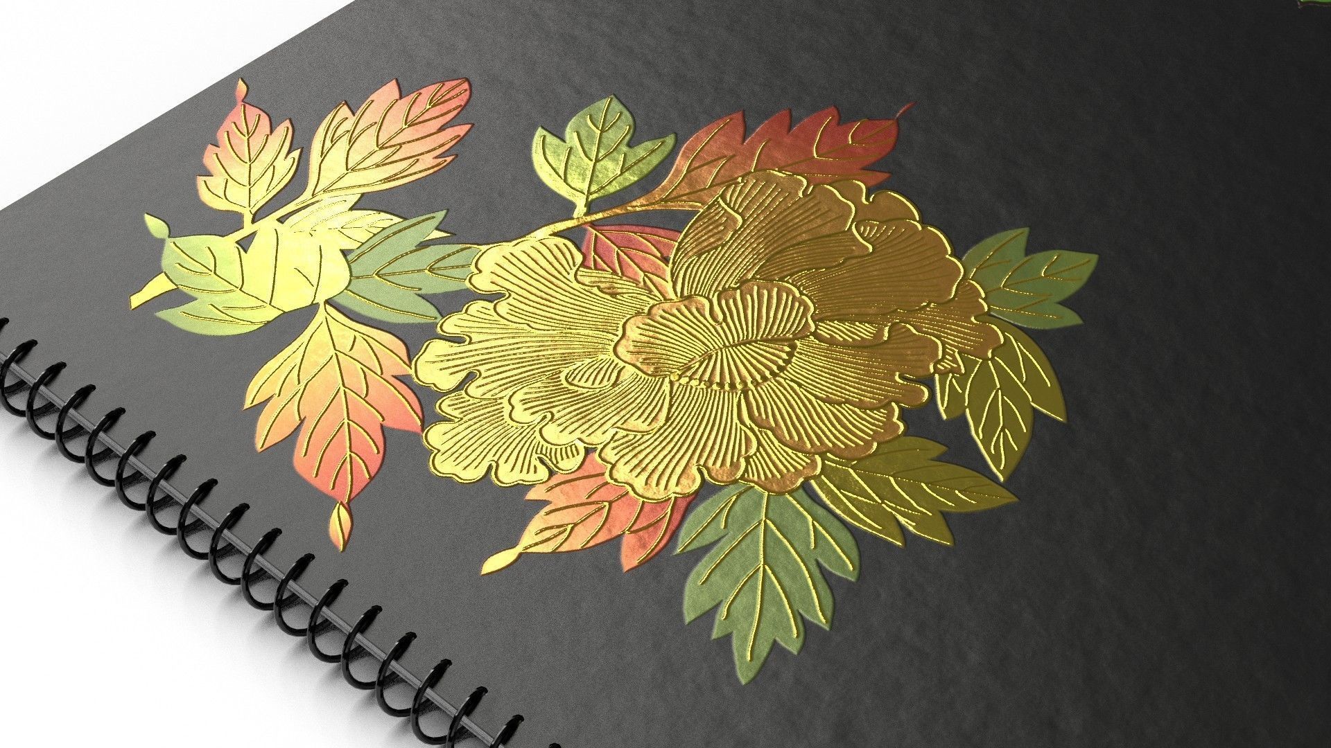 Japanese Style Notebook 3D model | CGTrader