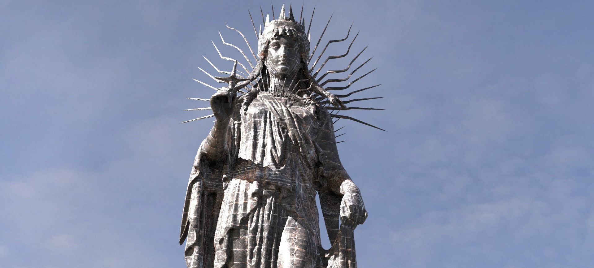 Dark Pagan goddesss Statue 3D model | CGTrader