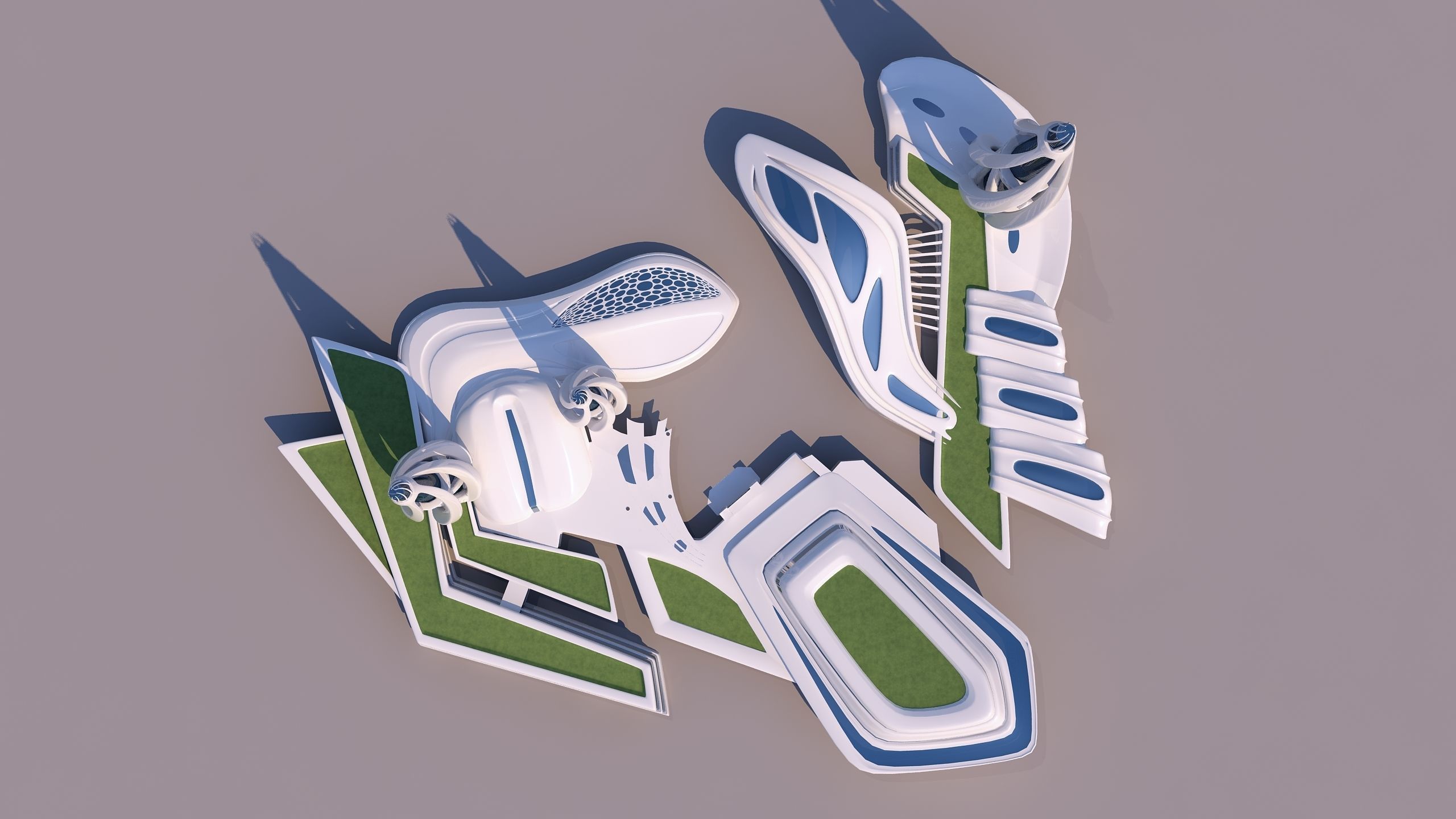 0088 - Organic Building - Skyscraper 3D model | CGTrader