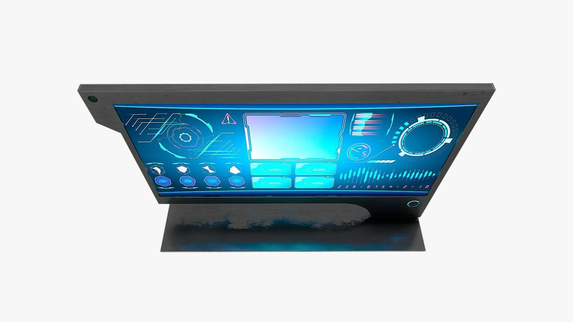 3D model Sci-fi Monitor12 VR / AR / low-poly | CGTrader
