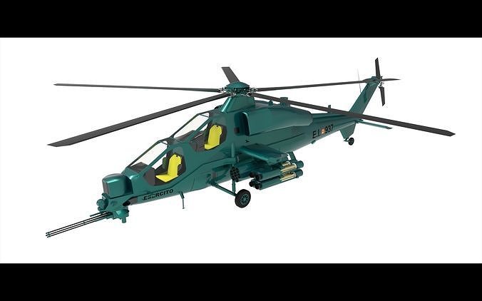 3D model Agusta A129 VR / AR / low-poly | CGTrader