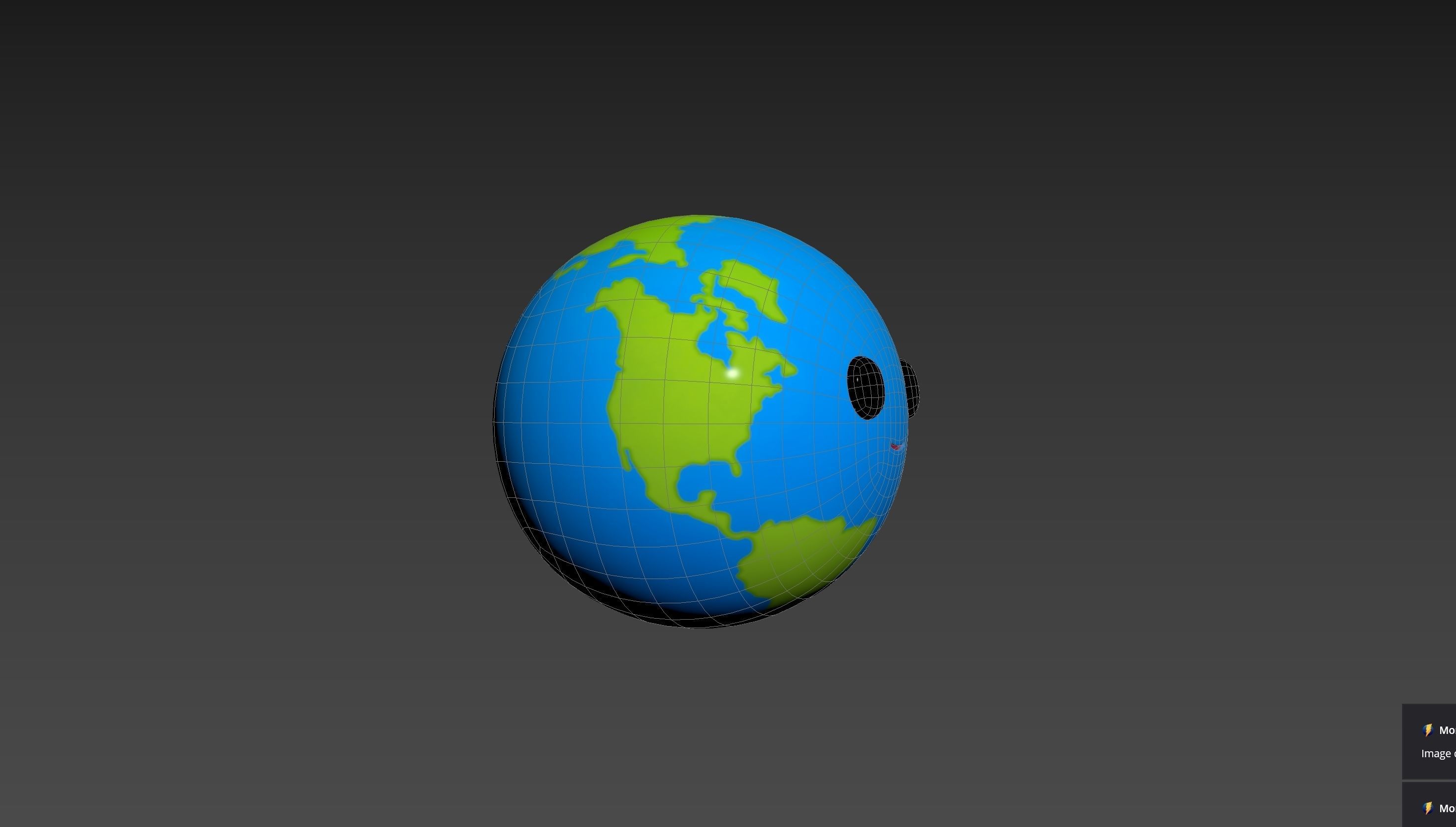 Character229 Cartoon Earth 3D model | CGTrader