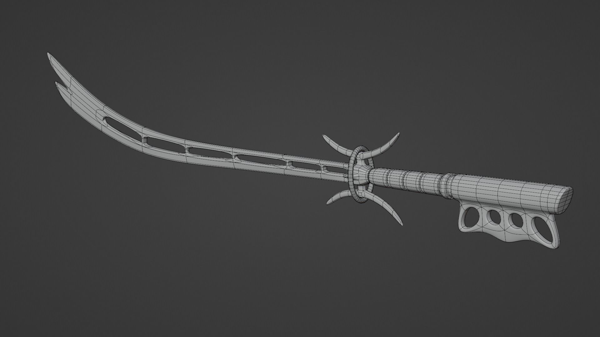 The spine splitter sword 3D model | CGTrader