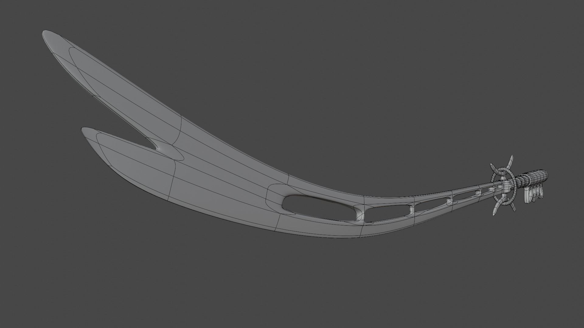 The spine splitter sword 3D model | CGTrader