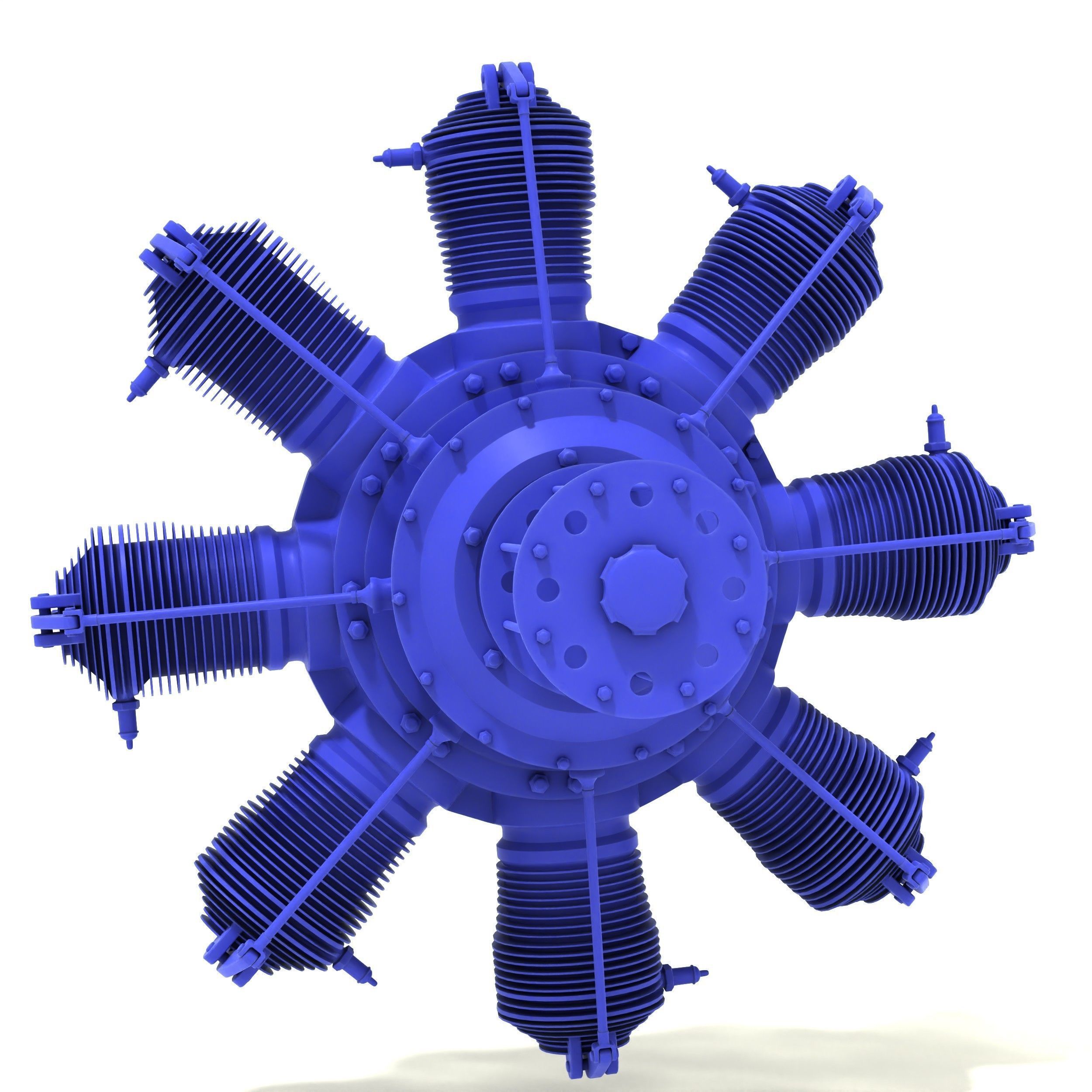 Rotary engine Gnome Monosoupape 3D print ready 3D model 3D printable ...