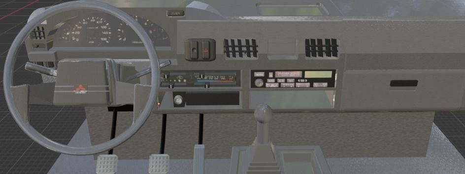 Mitsubishi L300 Inner and Outer Half 3d drawing 3D model | CGTrader