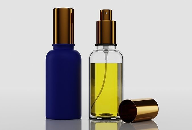 A bottle of perfume 3D model | CGTrader