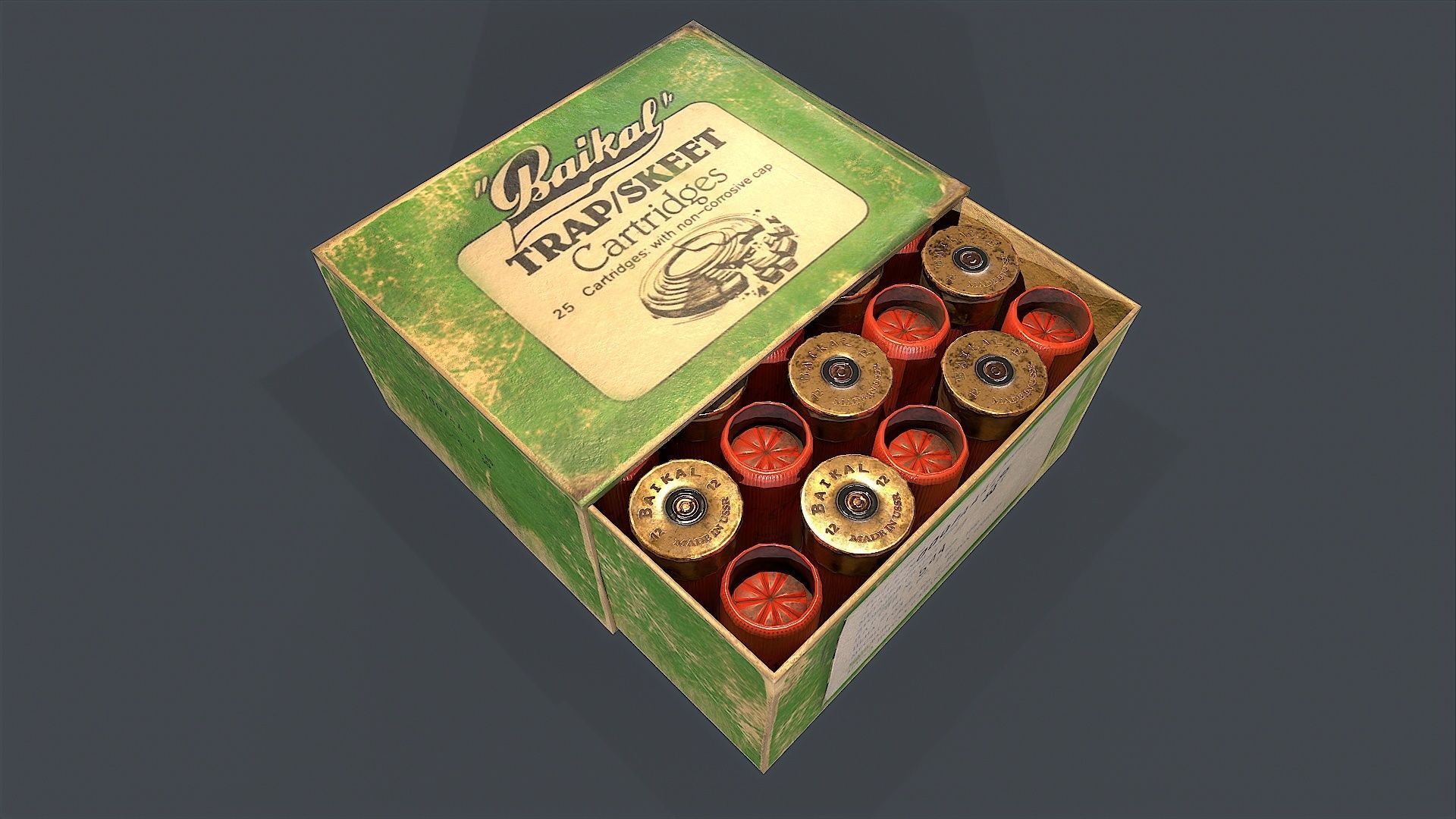 3D model Cartriges Box VR / AR / low-poly | CGTrader
