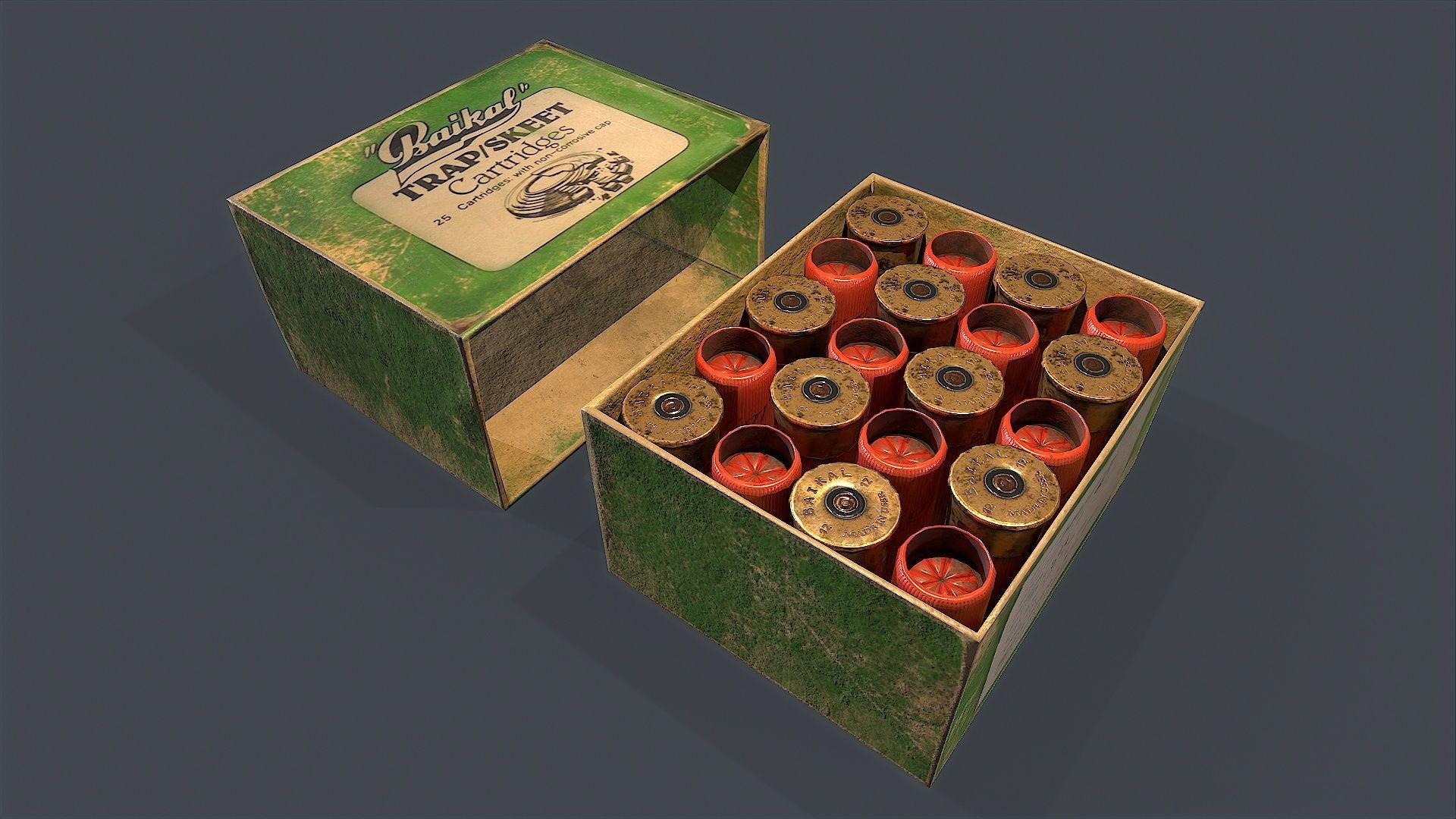 3D model Cartriges Box VR / AR / low-poly | CGTrader