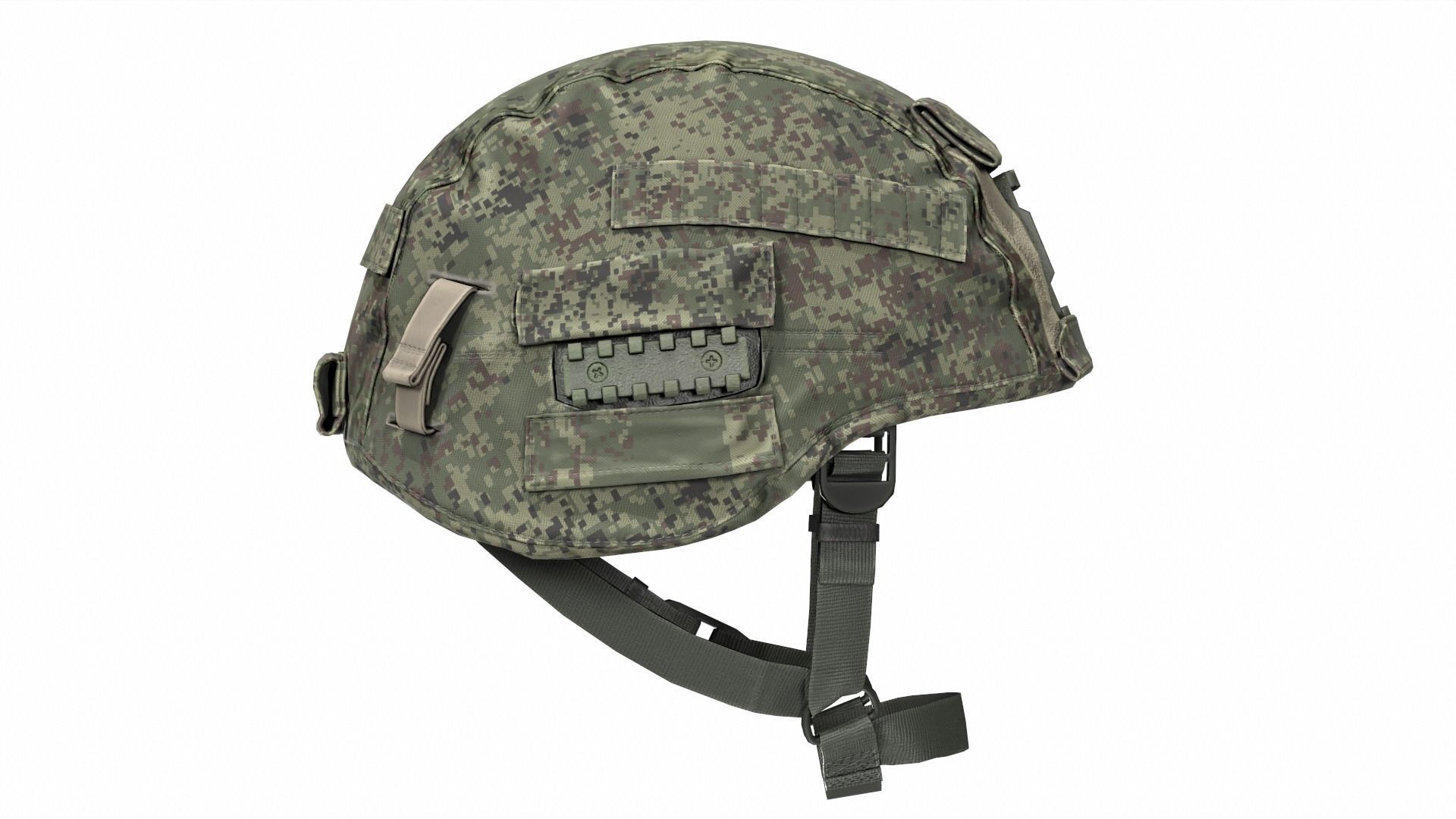 3D model Russian 6B47 Ratnik Helmet with Open Cover VR / AR / low-poly ...