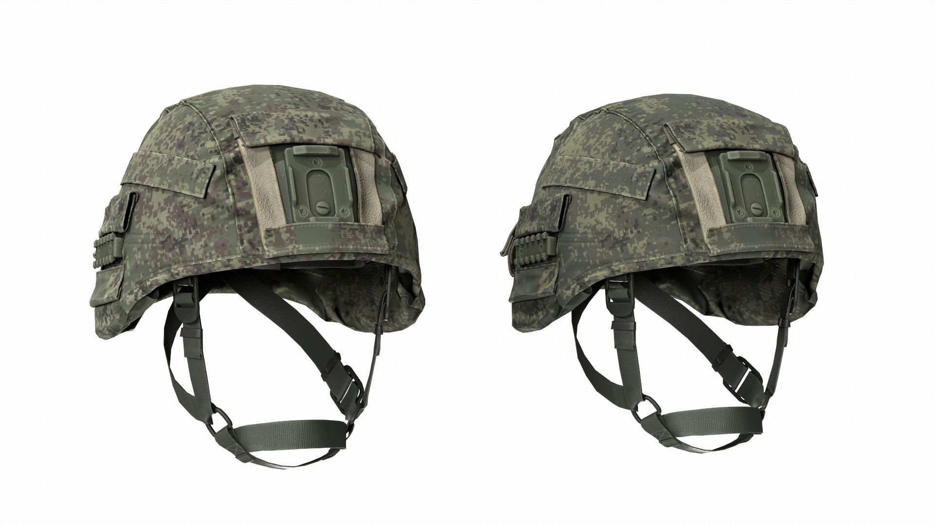 3D model Russian 6B47 Ratnik Helmet with Open Cover VR / AR / low-poly ...