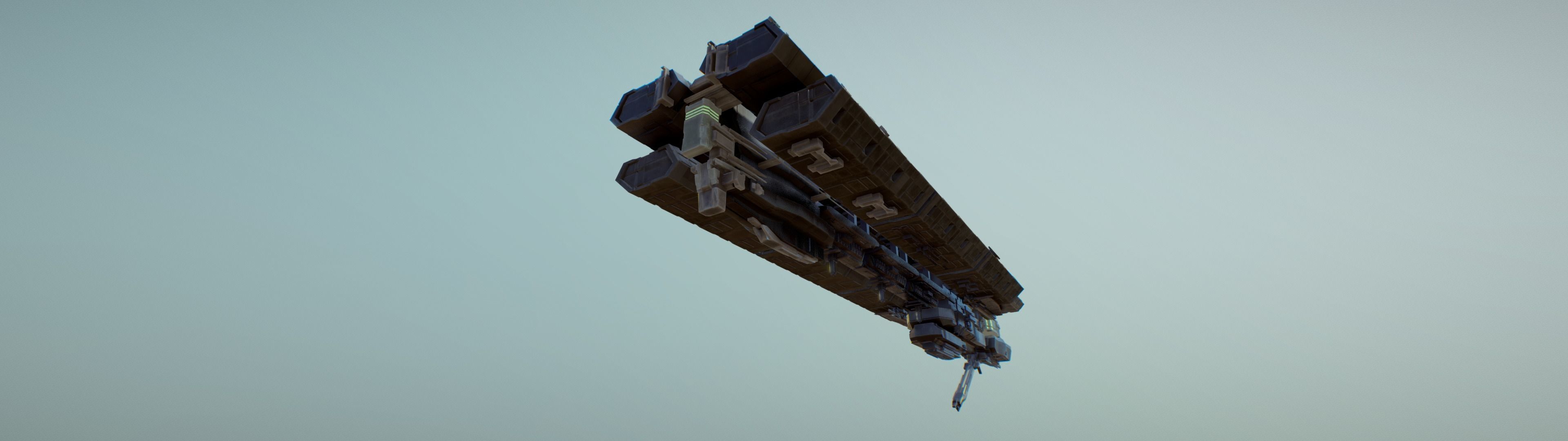 spaceship b09 3D model | CGTrader