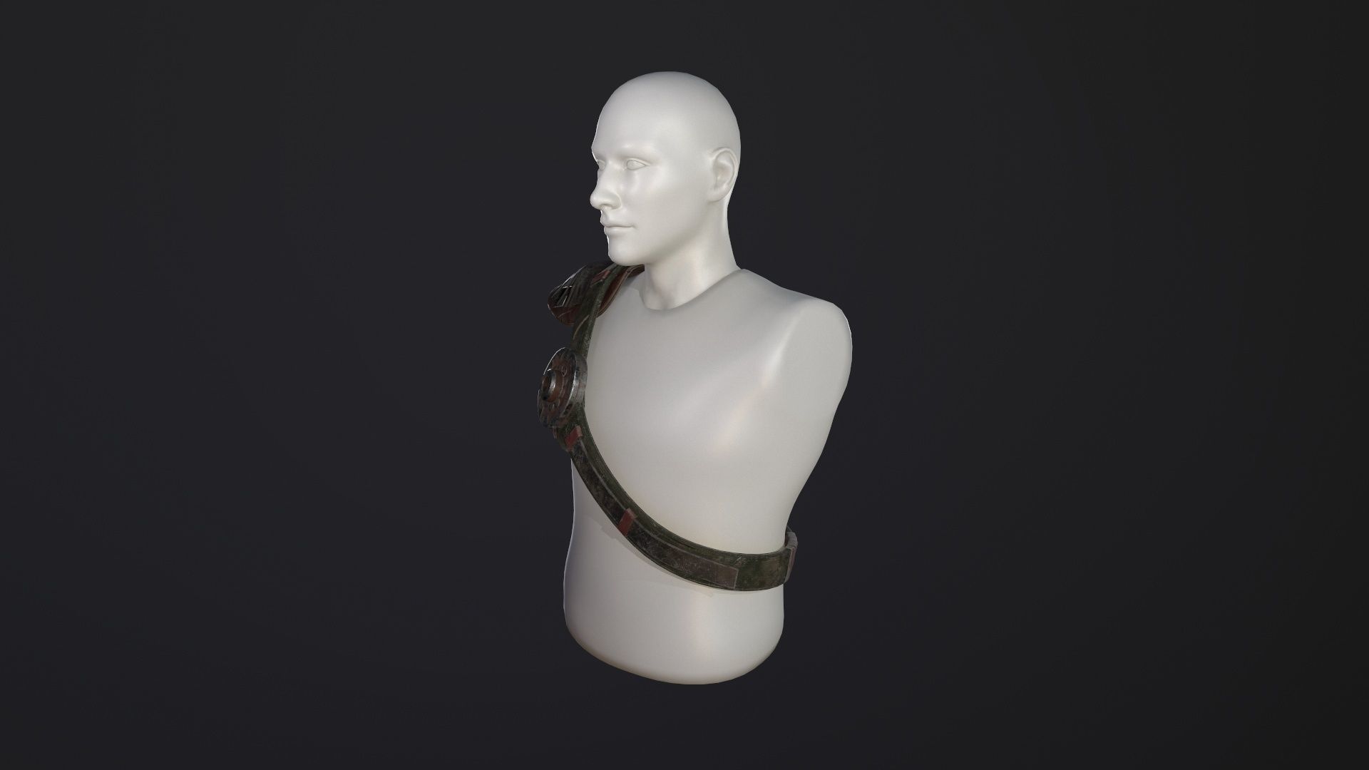 3D model Leather Shoulder Pads PBR VR / AR / low-poly | CGTrader