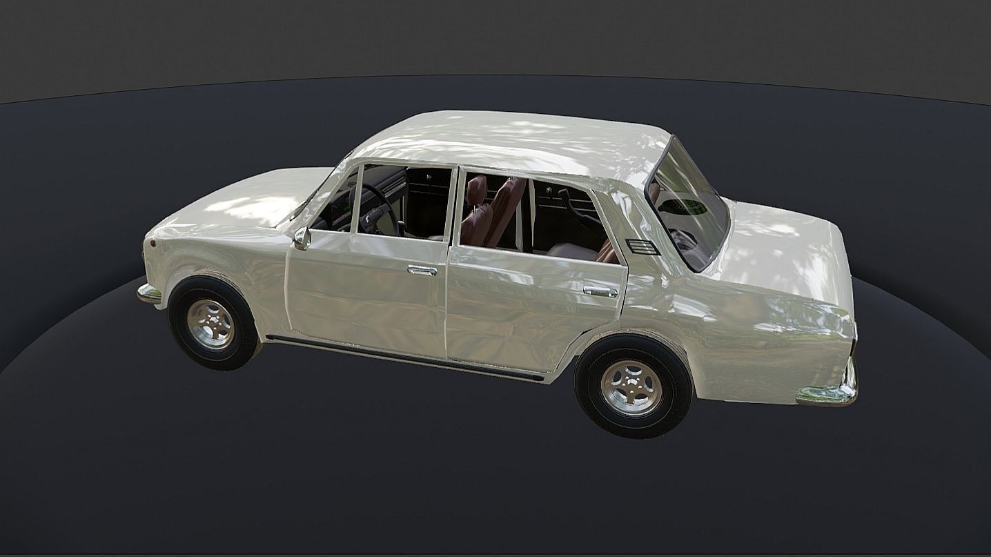 car vaz 2101 free 3D model | CGTrader