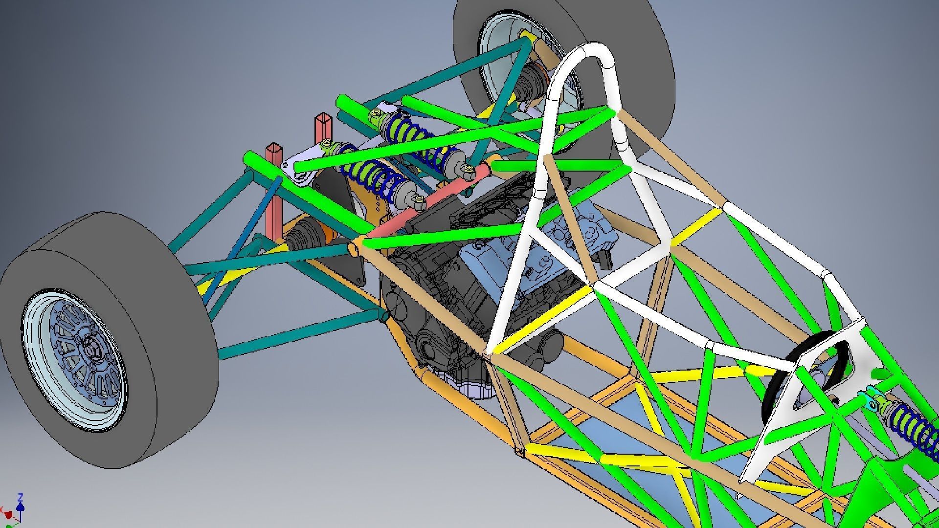 Off Road Vehicle Chassis 3D model | CGTrader