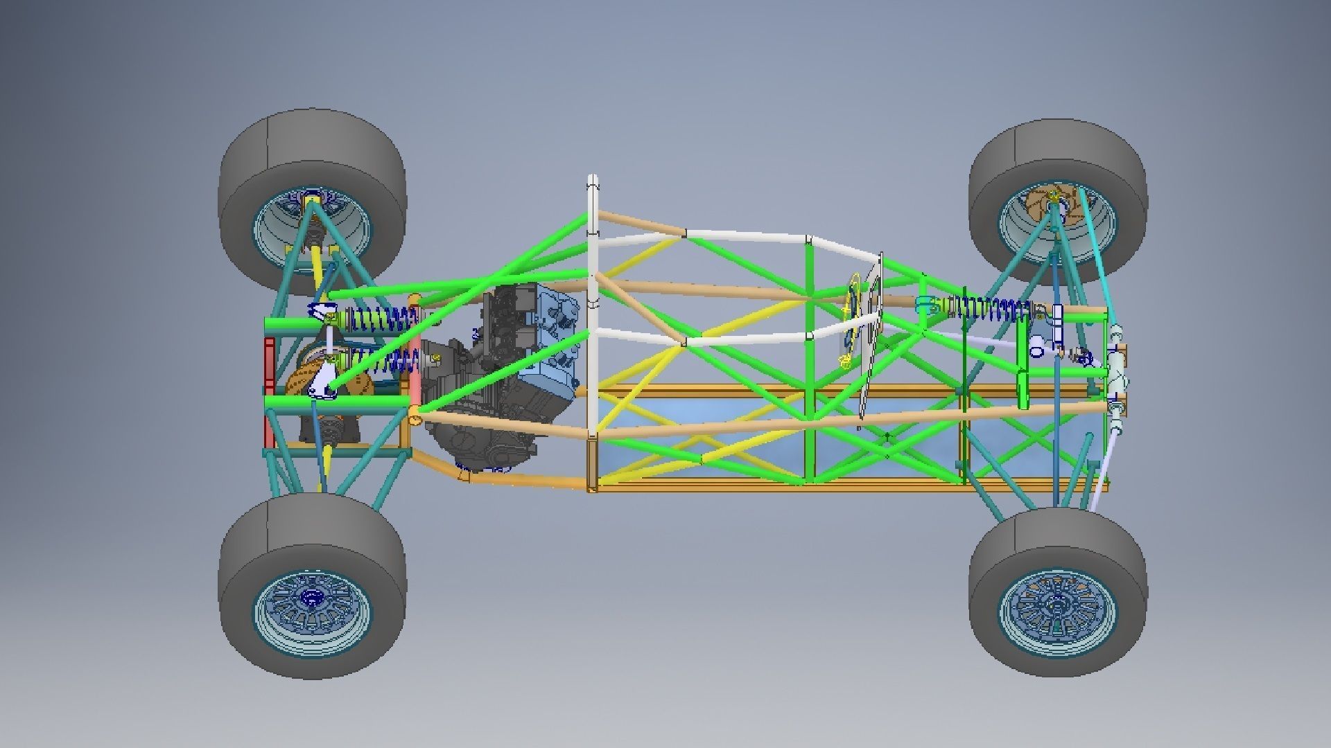 Off Road Vehicle Chassis 3D model | CGTrader