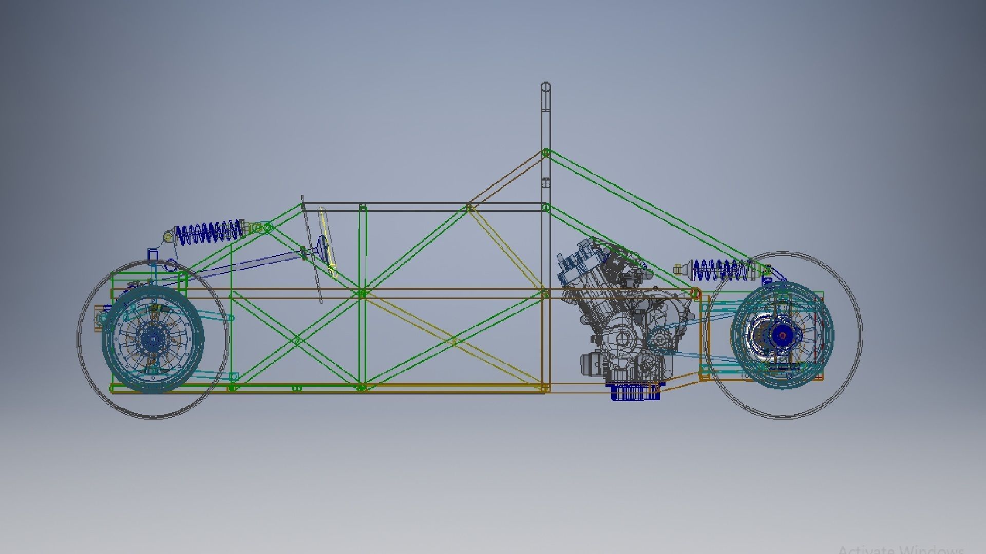 Off Road Vehicle Chassis 3D model | CGTrader