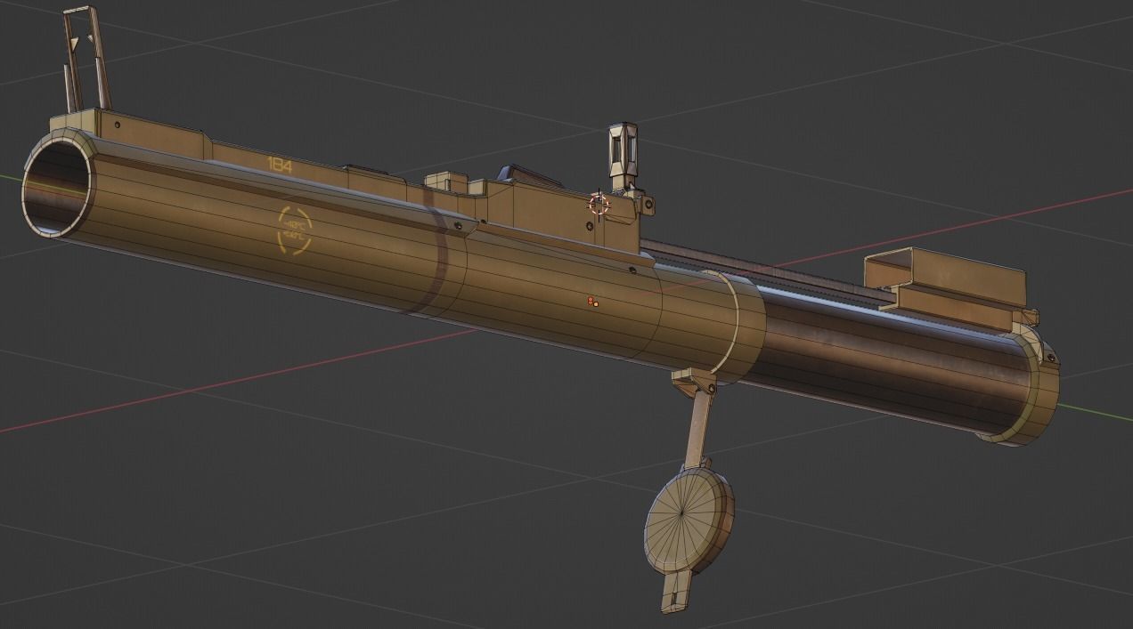 3D model M72 Law Anti-tank Weapon VR / AR / low-poly | CGTrader