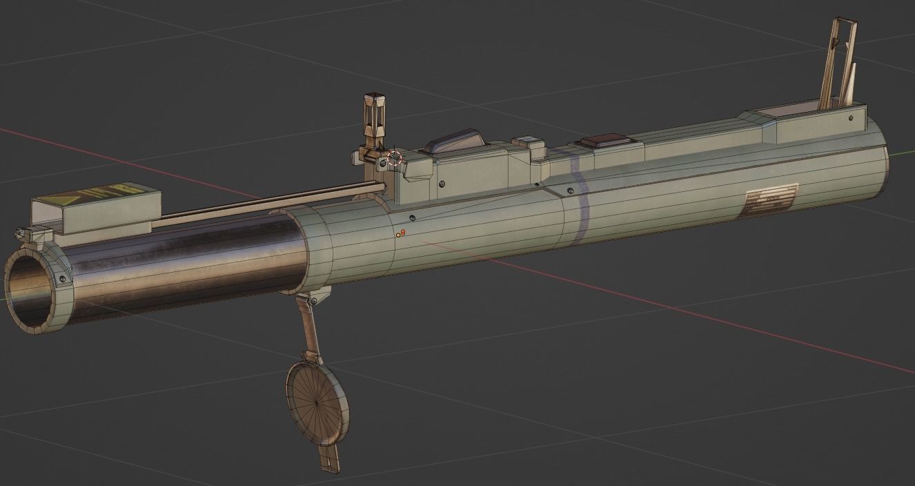 3D model M72 Law Anti-tank Weapon VR / AR / low-poly | CGTrader