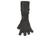 3D model Black Leather Fingerless Gloves VR / AR / low-poly | CGTrader