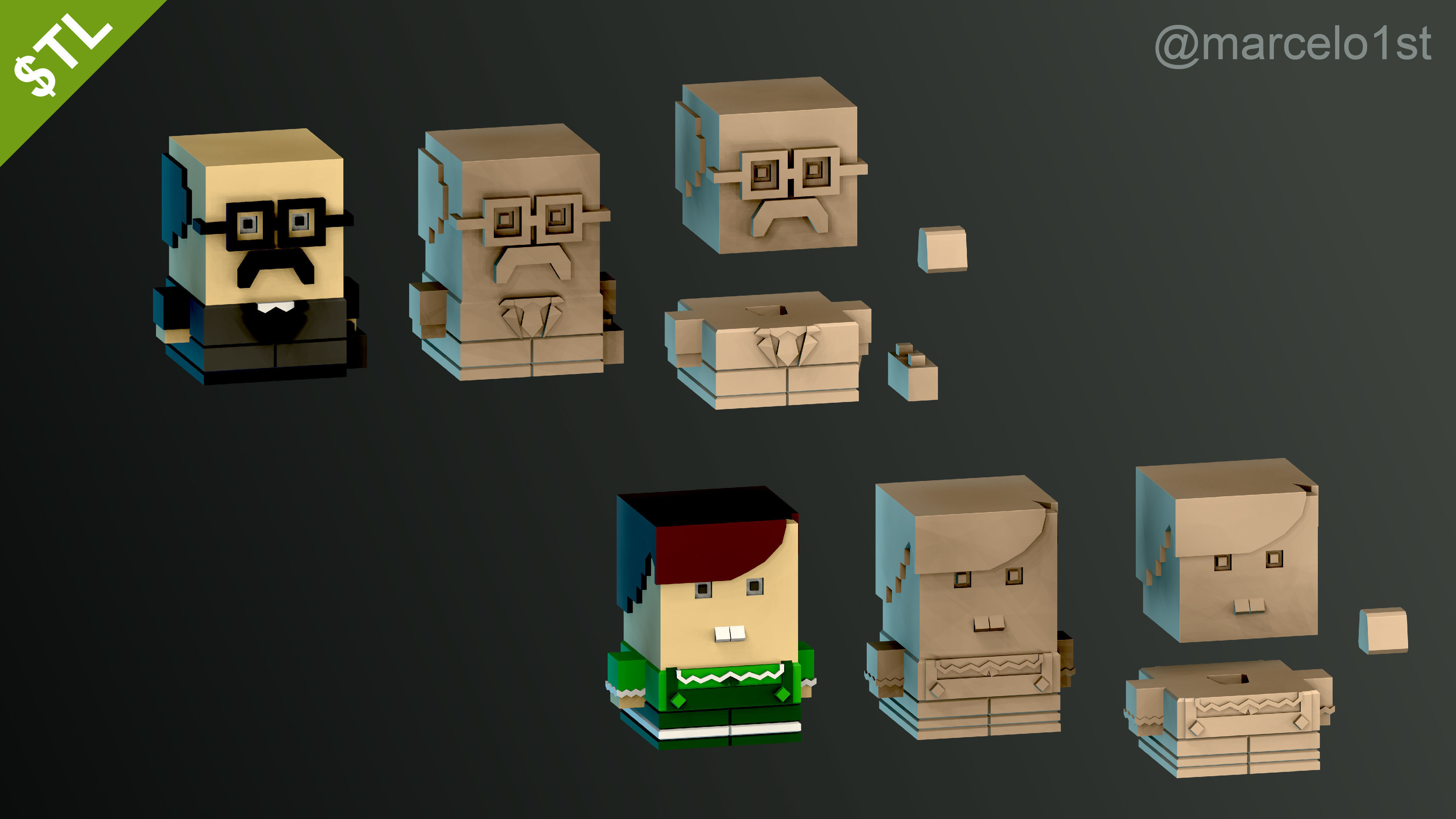 CUBES Chaves - Complete 3D model 3D printable | CGTrader