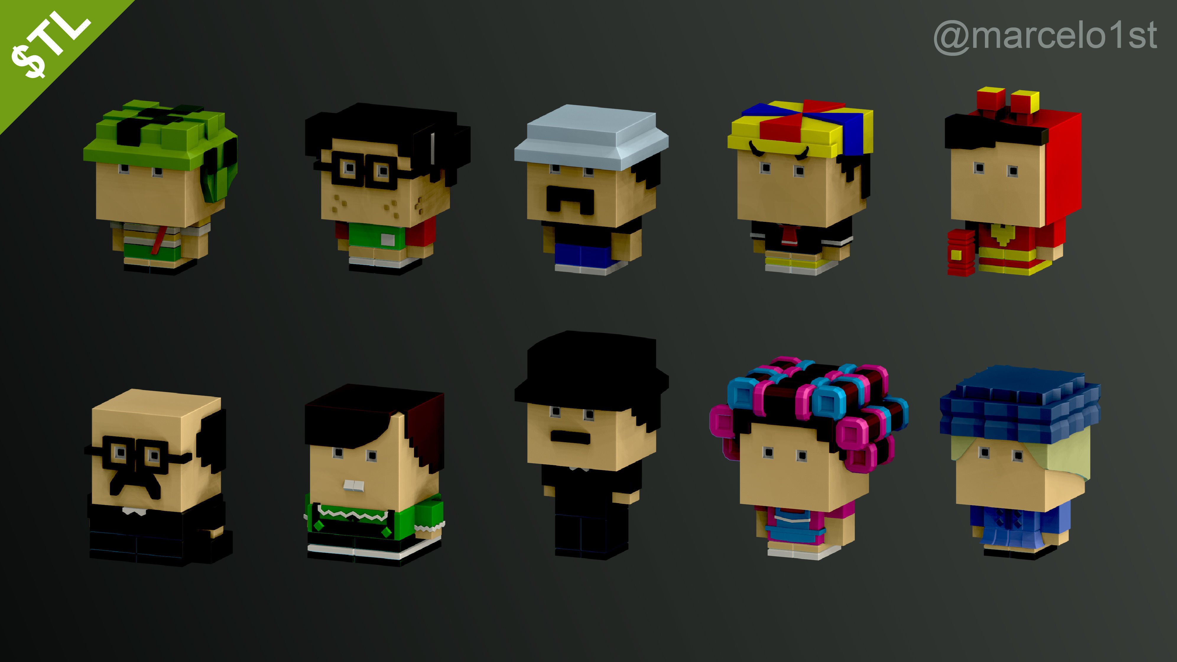 CUBES Chaves - Complete 3D model 3D printable | CGTrader