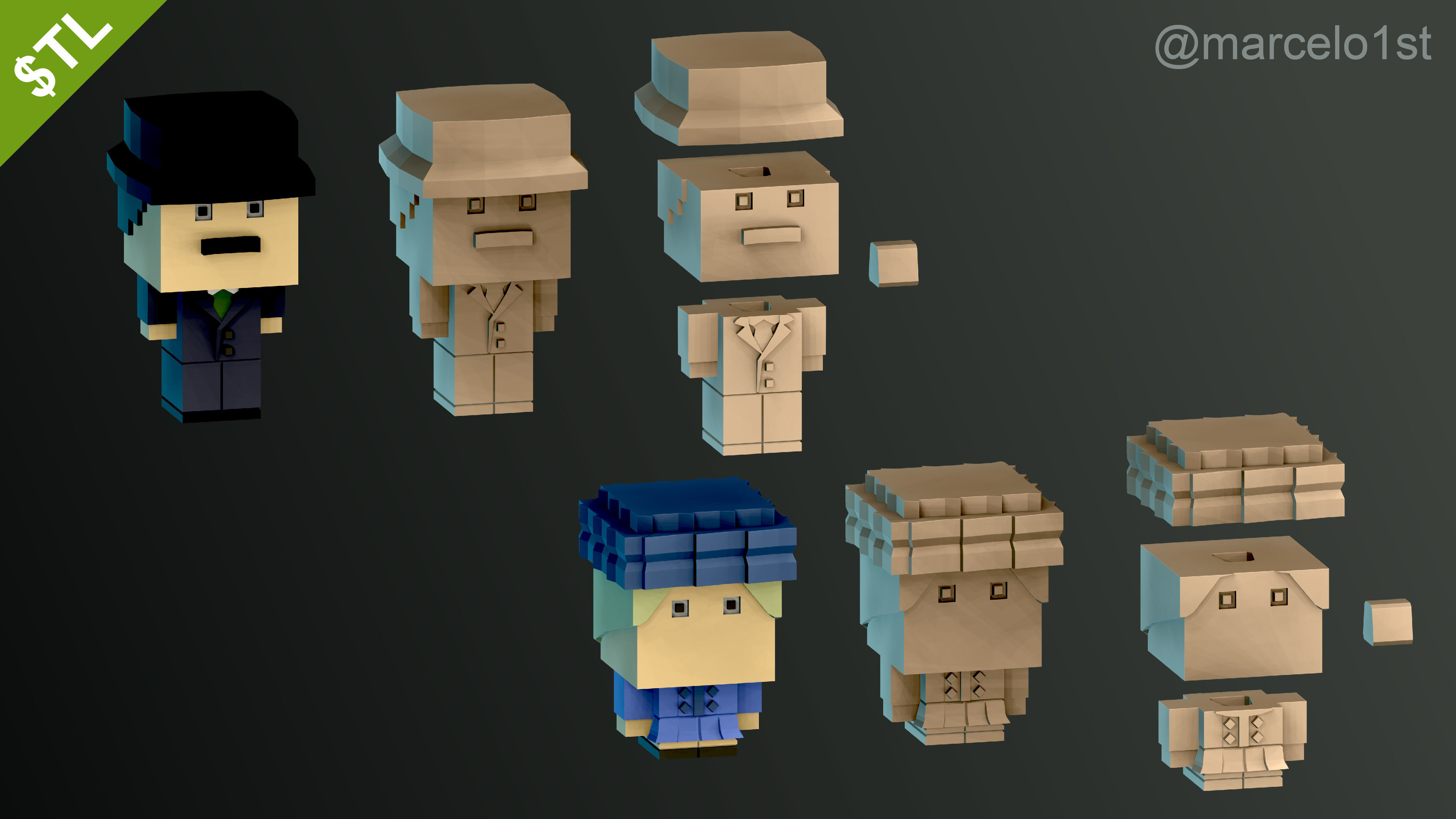CUBES Chaves - Complete 3D model 3D printable | CGTrader