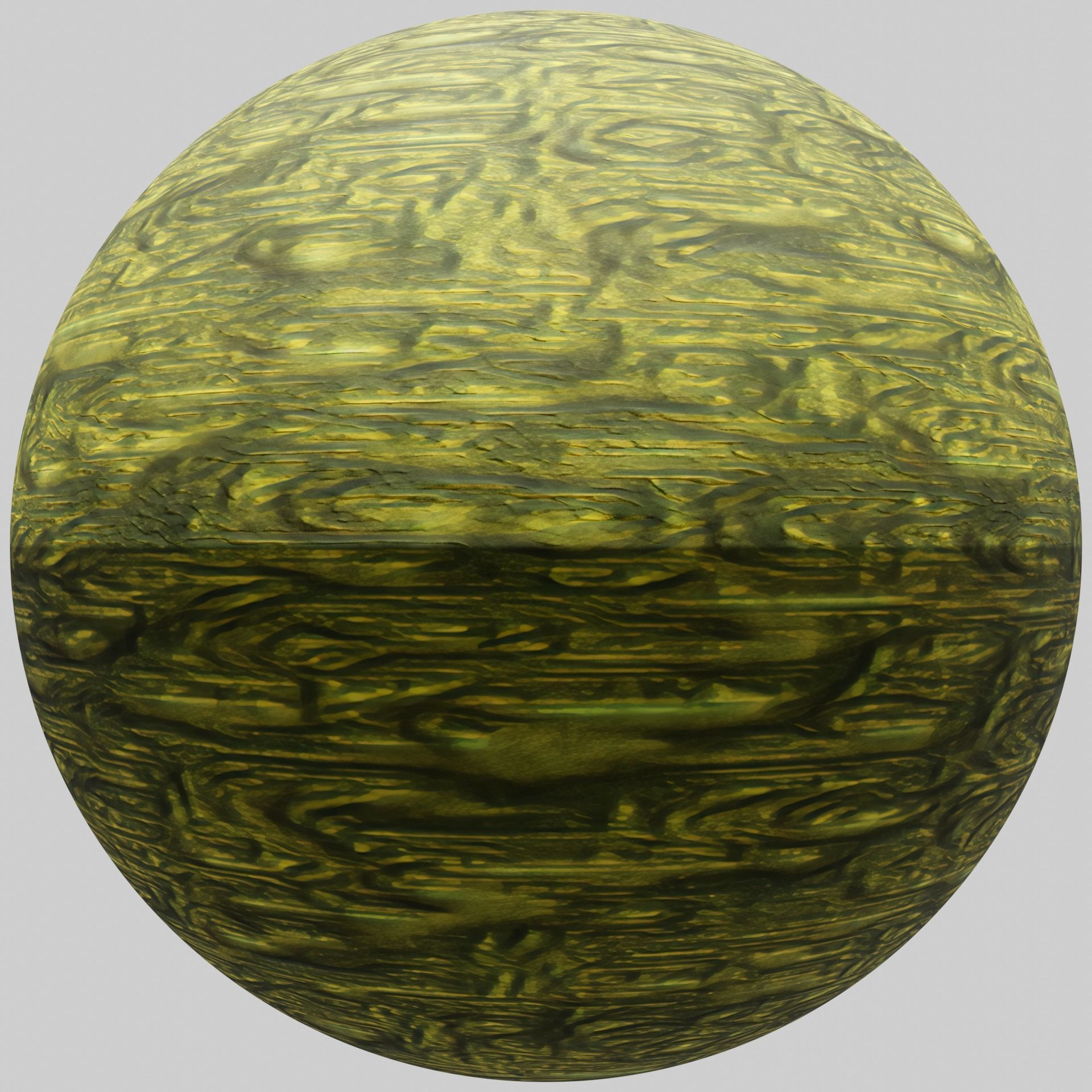 Texture Ancient worked bronze - 4K PBR BRDF material VR / AR / low-poly ...