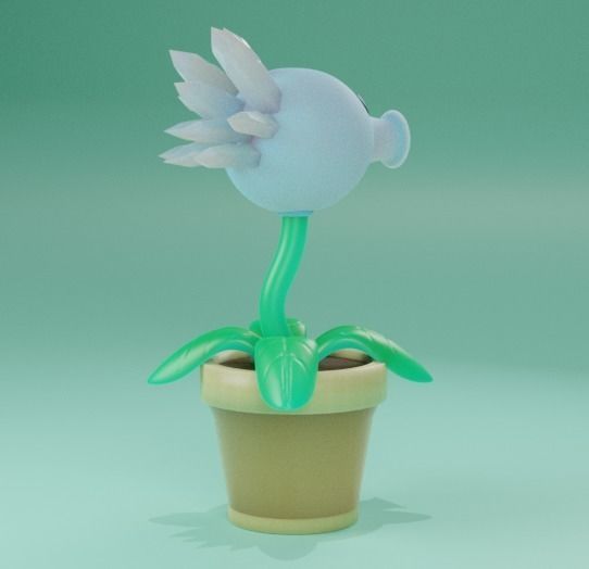 3D model Snow peas from plants vs zombies VR / AR / low-poly | CGTrader