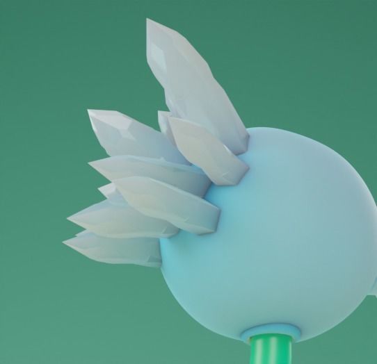 3D model Snow peas from plants vs zombies VR / AR / low-poly | CGTrader