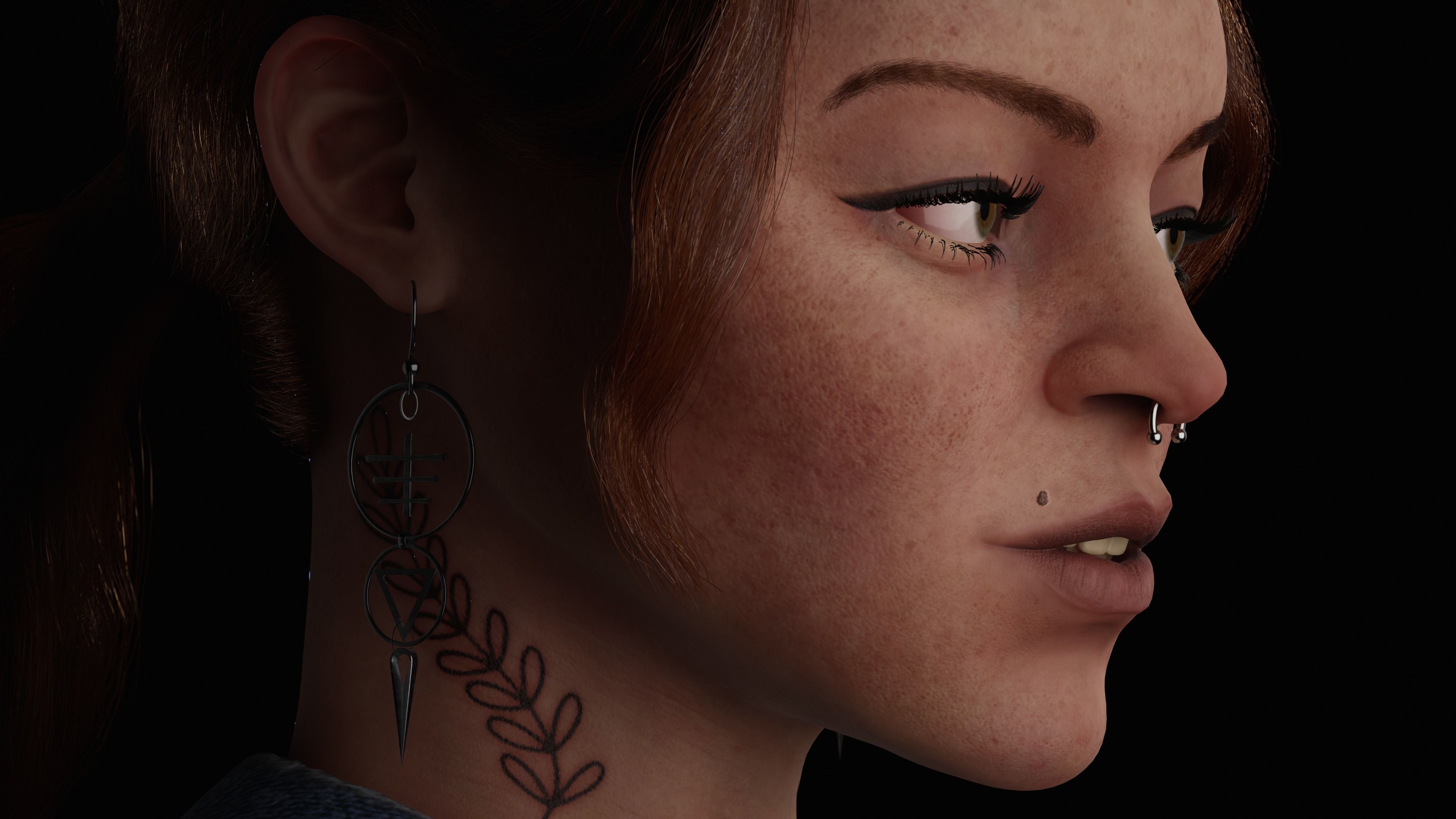 POST APOCALYPTIC THEMED FEMALE CHARACTER free 3D model | CGTrader