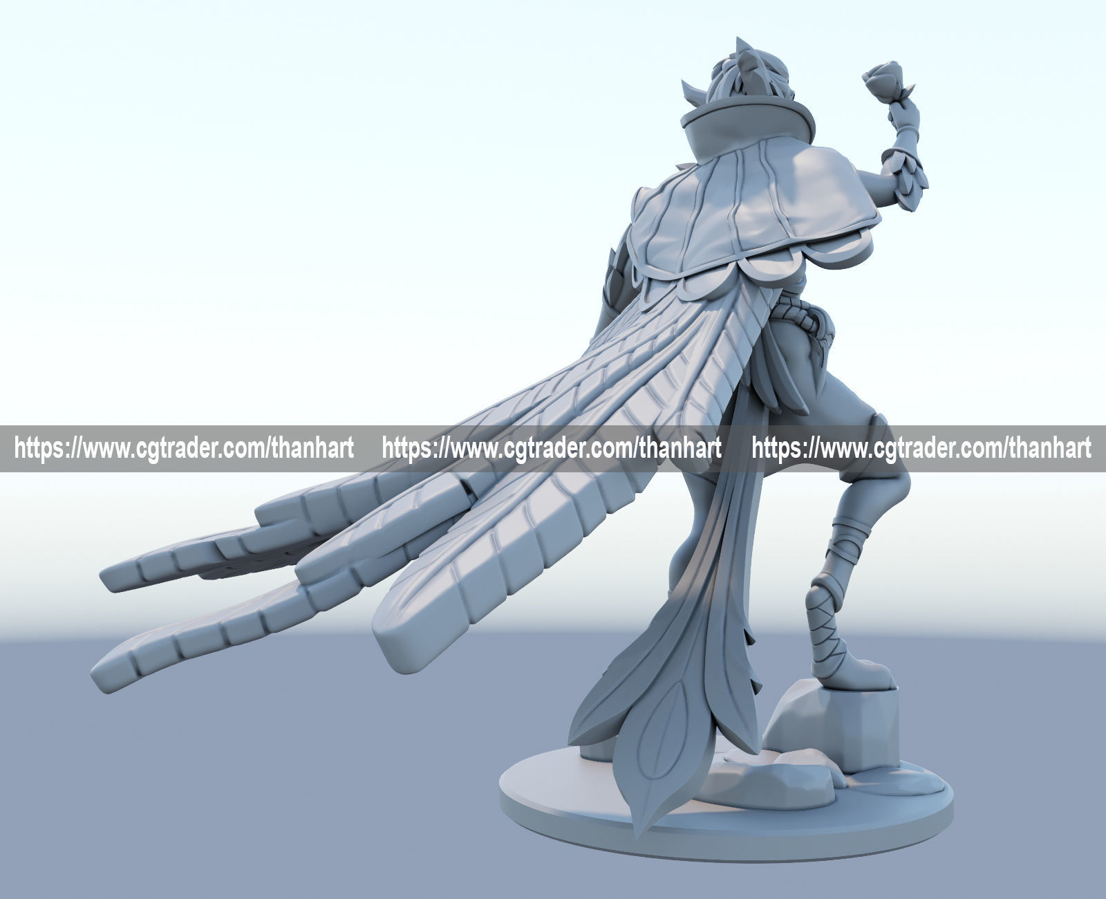 rakan League of Legends 3D print model 3D model 3D printable | CGTrader