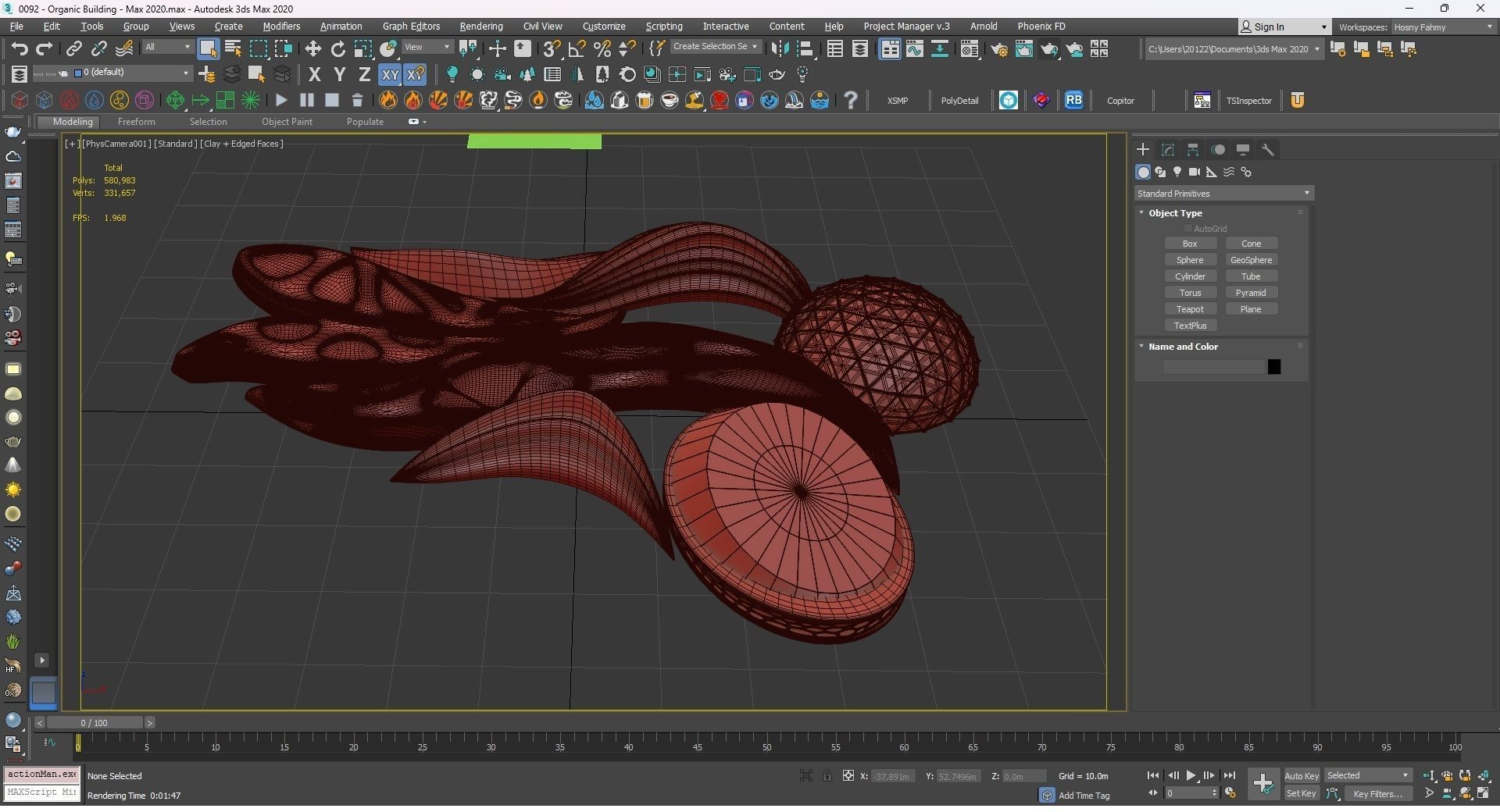 0092 - Organic Building 3D model | CGTrader