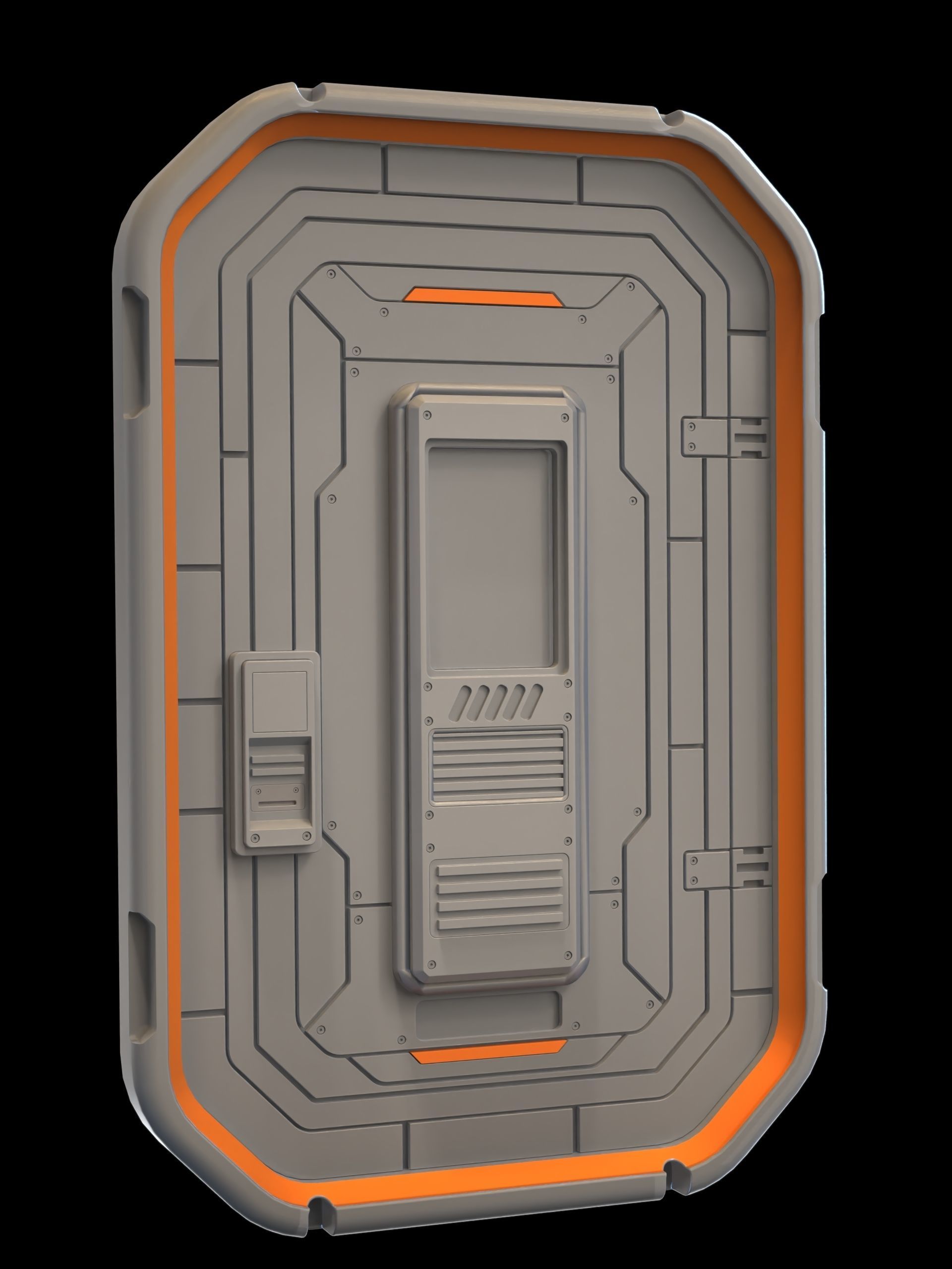 Sci-Fi Door 3D Model Pack vol1 3D model | CGTrader