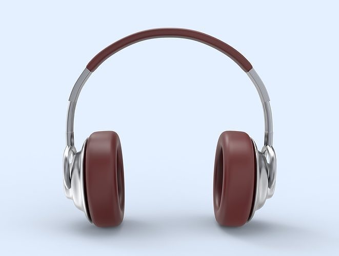 3D model Headphone pair of headphones VR / AR / low-poly | CGTrader