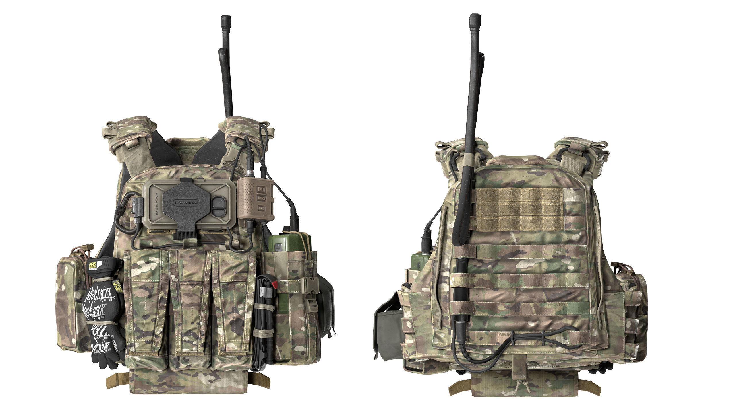 3D model AVS PLATE CARRIER V2 VR / AR / low-poly | CGTrader