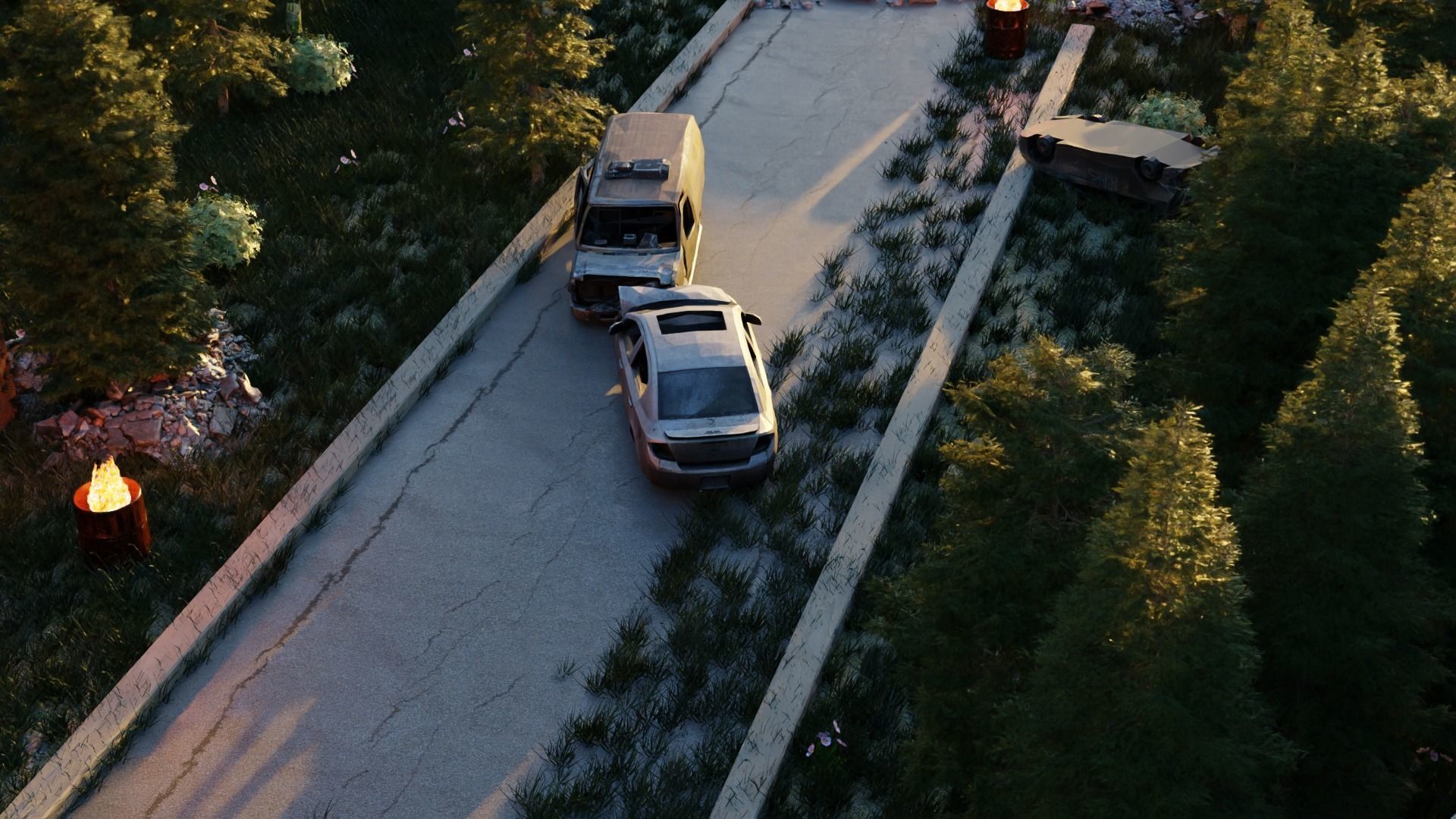 post-apocalyptic city 3D model | CGTrader