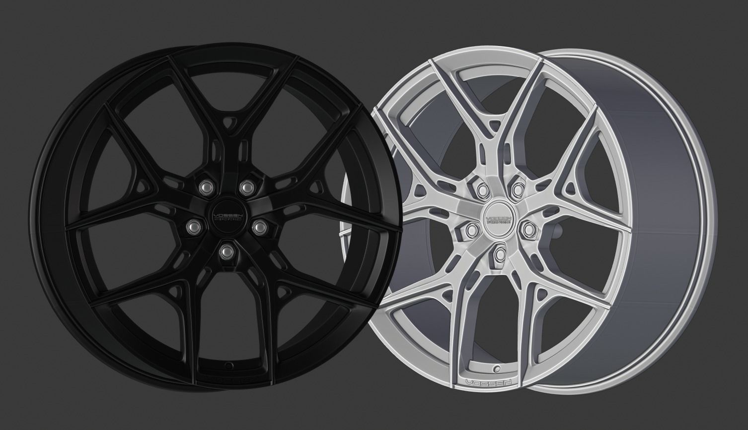 3D model Vossen HF-5 Rims VR / AR / low-poly | CGTrader