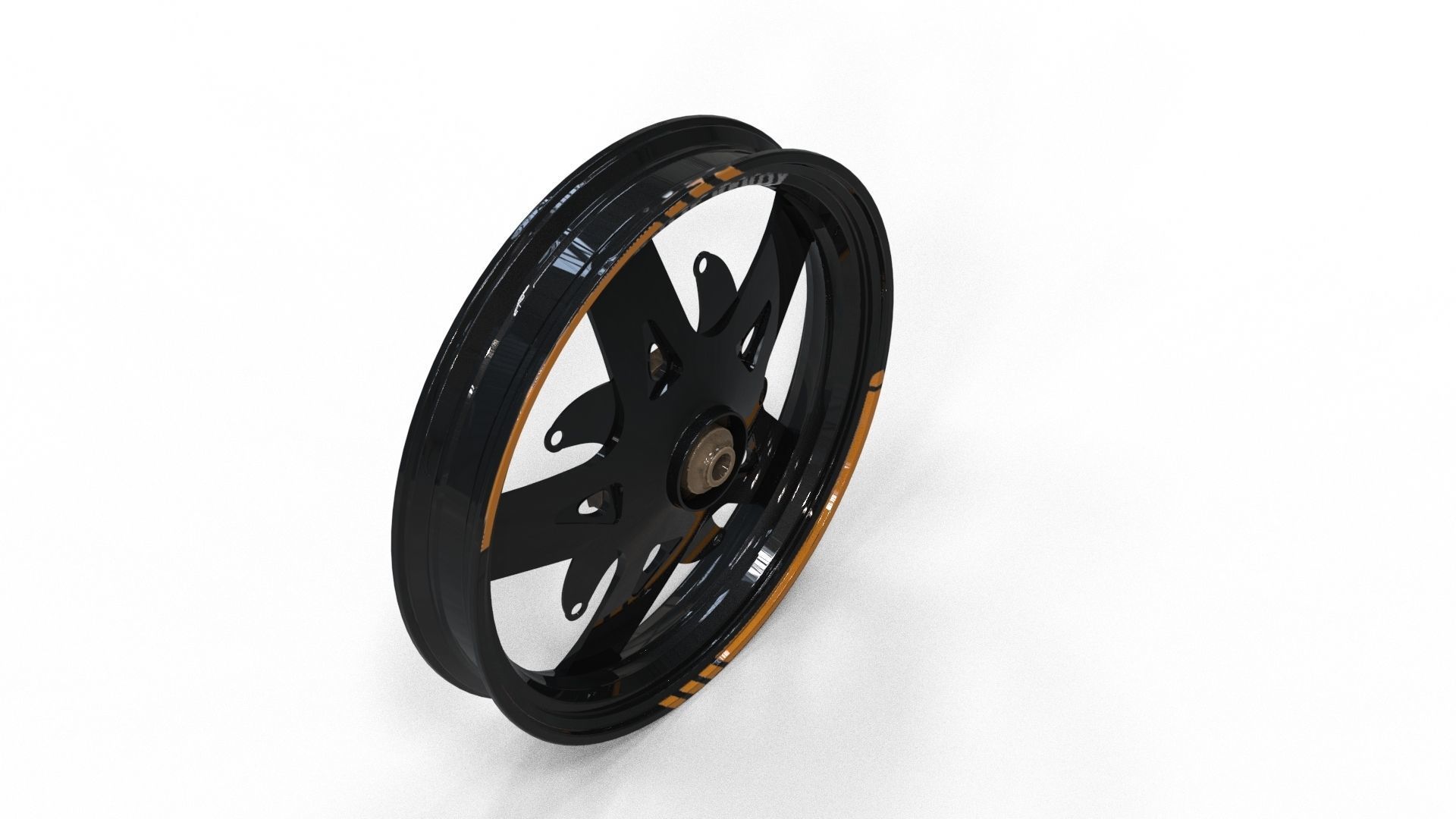 Wheel rims motor 3D model | CGTrader