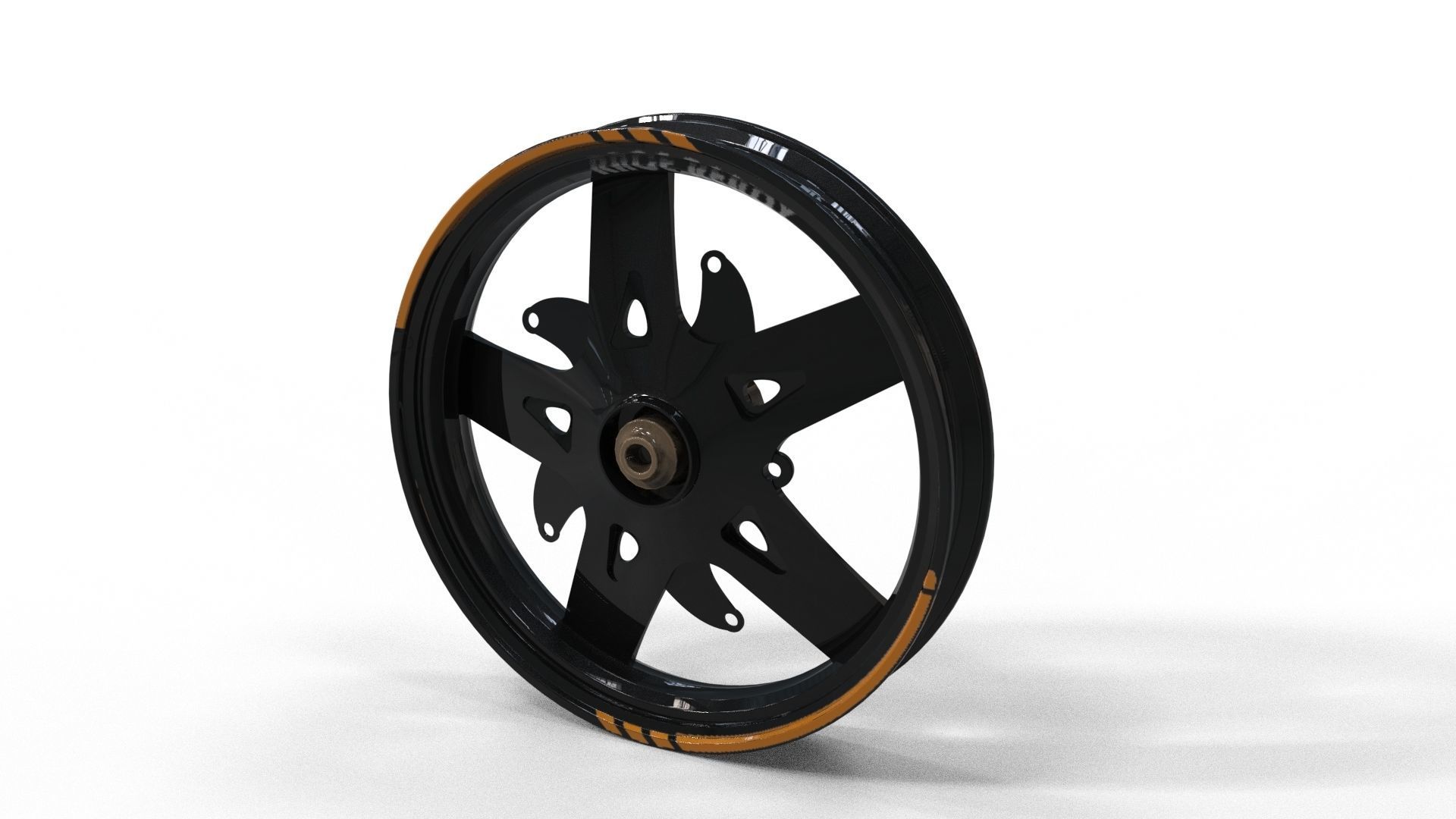 Wheel rims motor 3D model | CGTrader