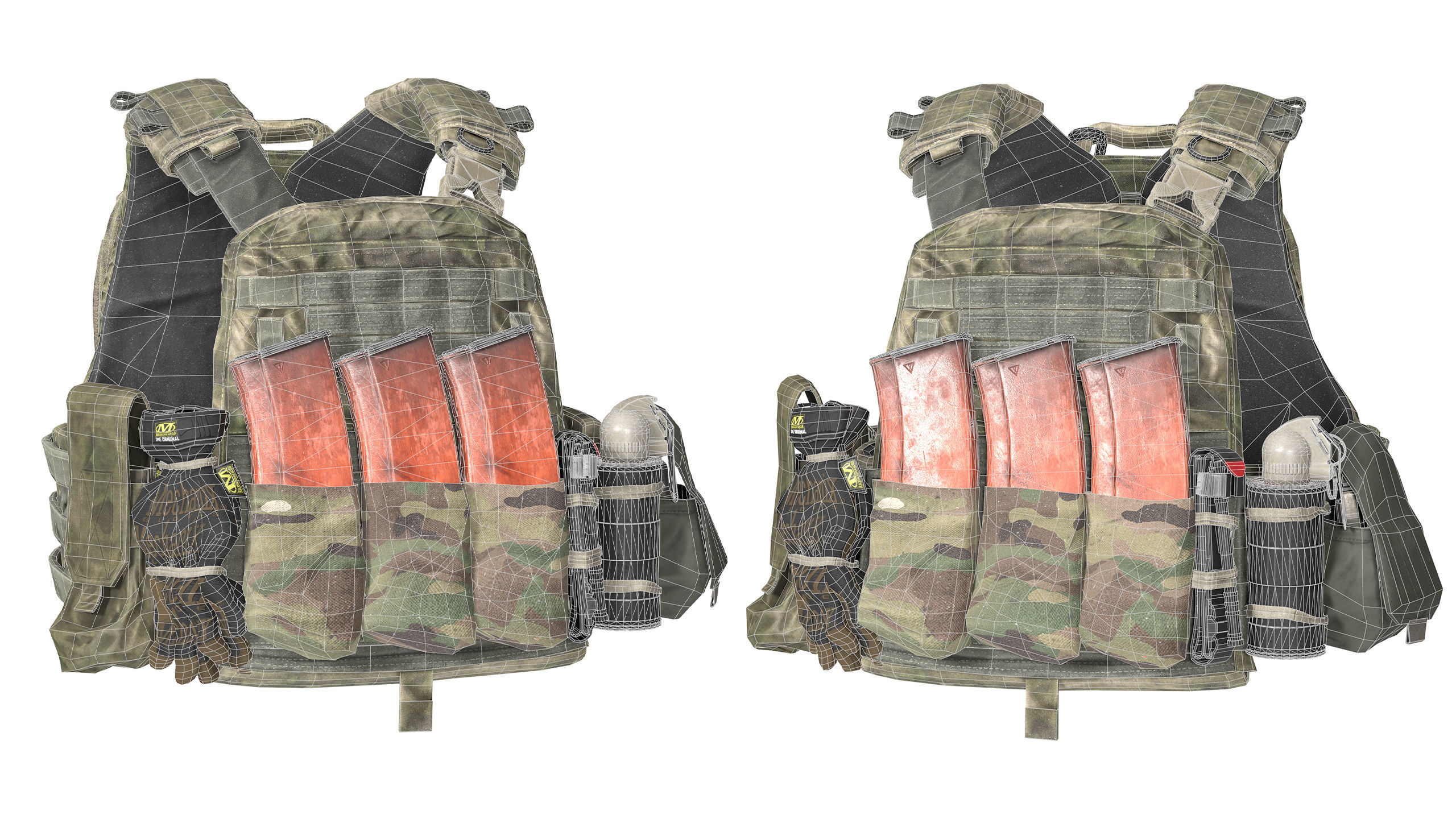 3D model AVS PLATE CARRIER V4 VR / AR / low-poly | CGTrader
